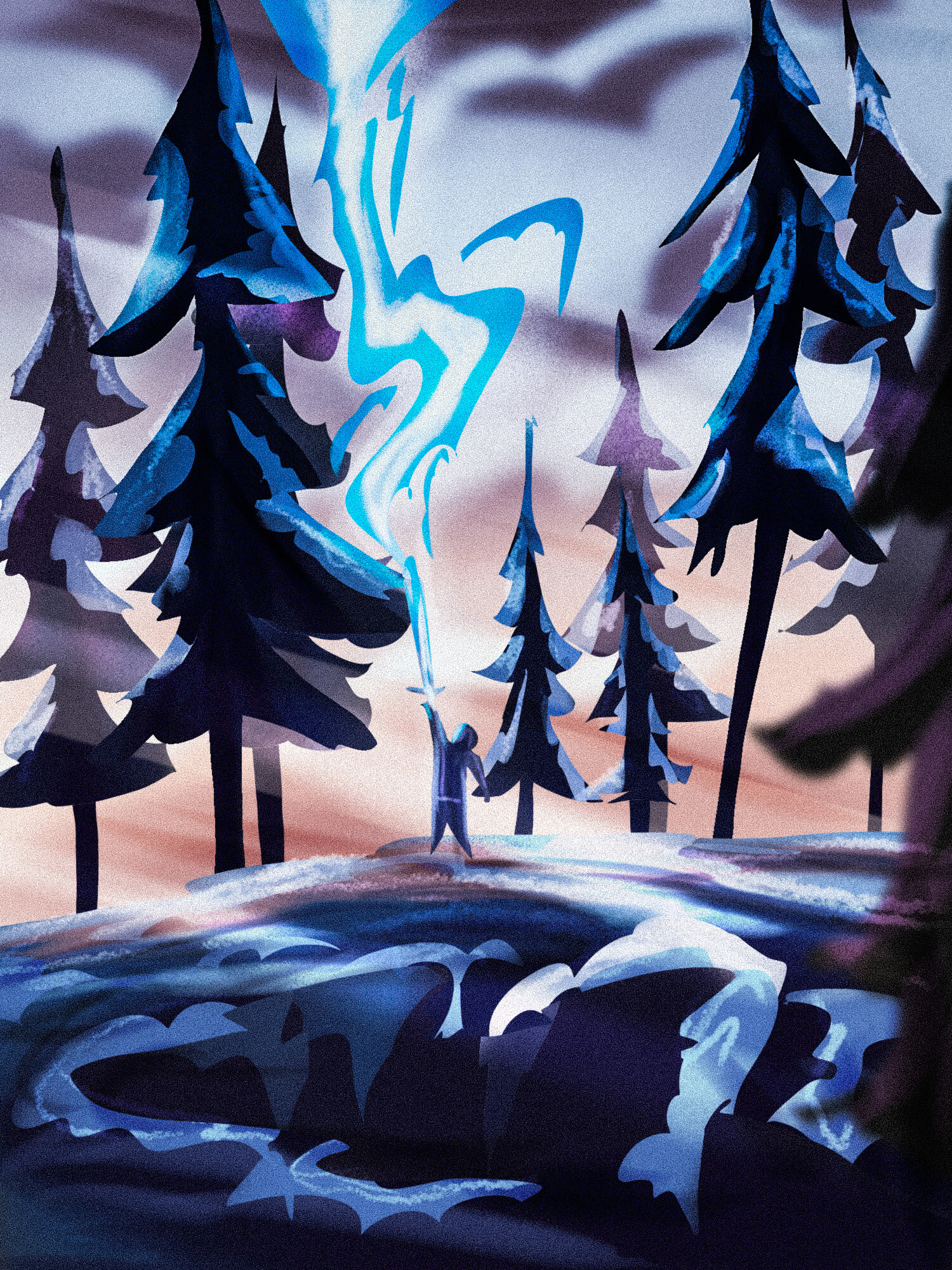 ArtStation - Sword of destiny speedpaint