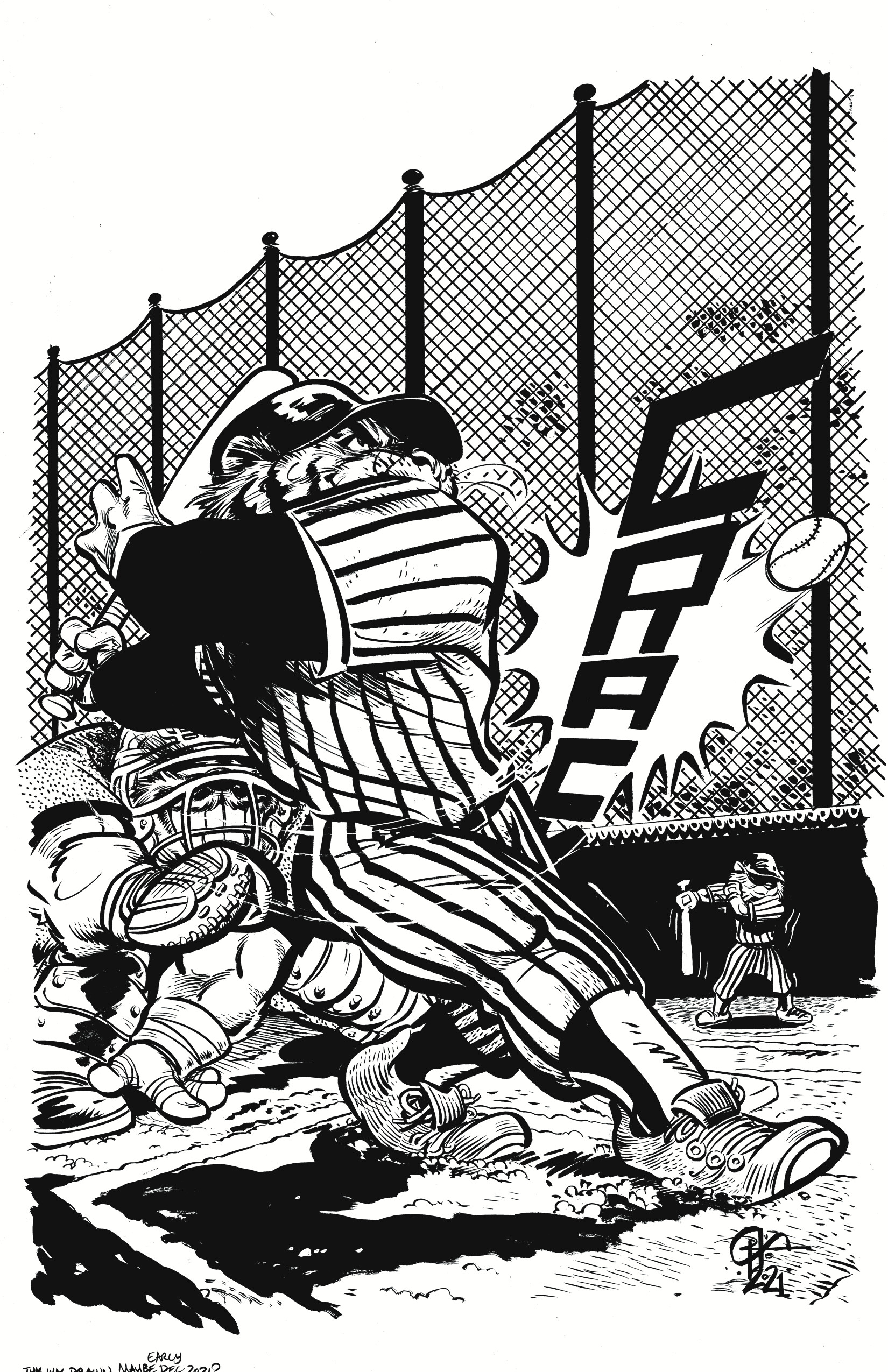 ArtStation - Comic Art, Black and White - Tip-Top Tigertanium