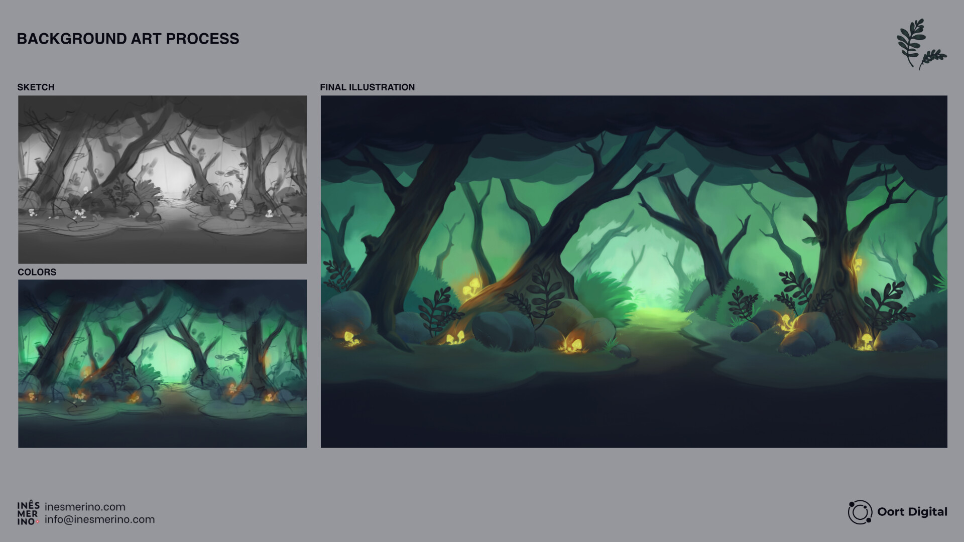 Inês Merino - 2D Background Illustrations - In-game Menus