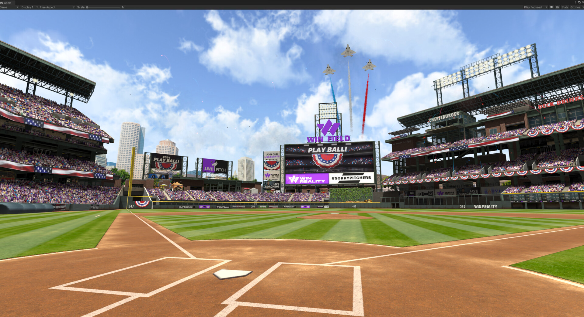 ArtStation - WIN Reality VR Training App Pro Stadium Dressed up for ...