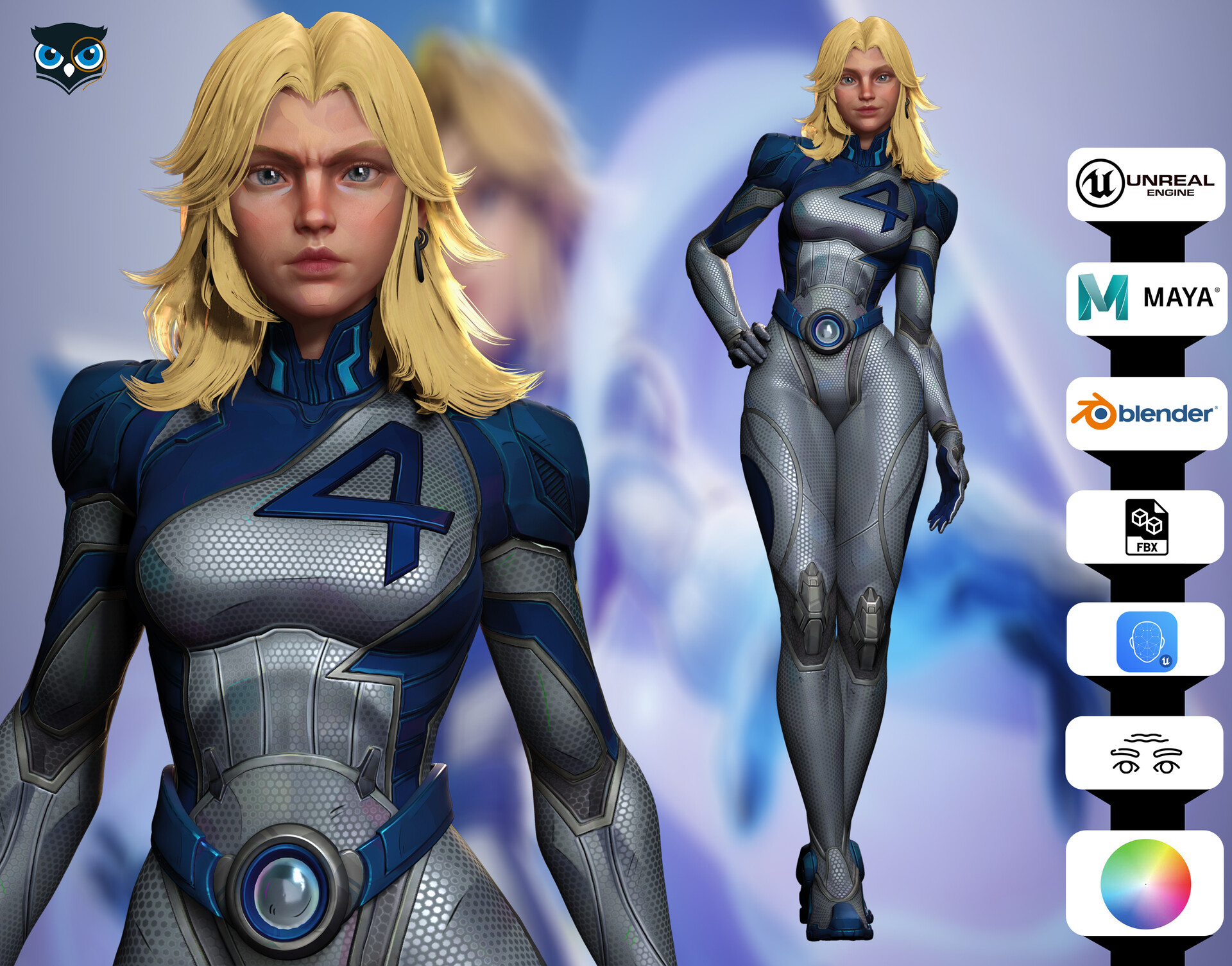 ArtStation - Invisible Woman
