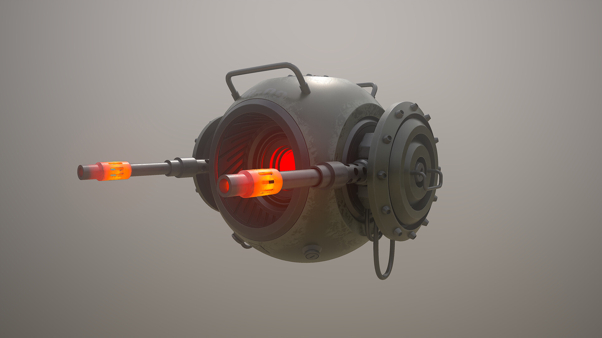ArtStation - Orbital Cannon Prototype