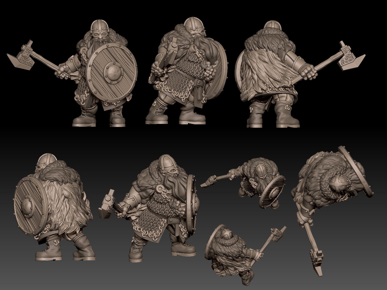 Ana Roman 3D - Dwarf. MonsterFightClub - The Witcher