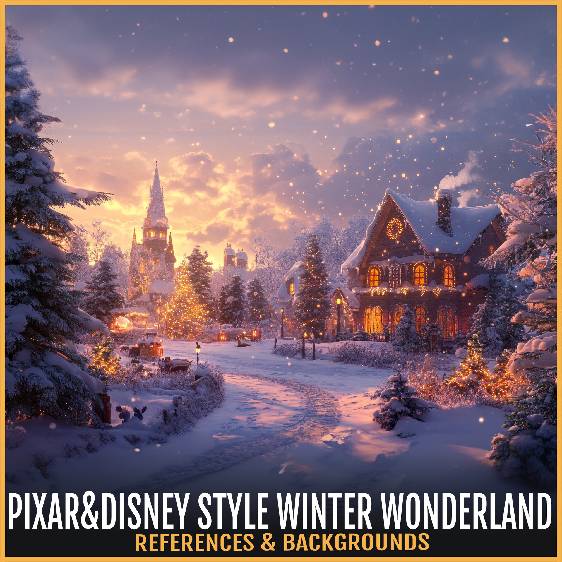 ArtStation - 505 Pixar & Disney Style Winter Wonderland