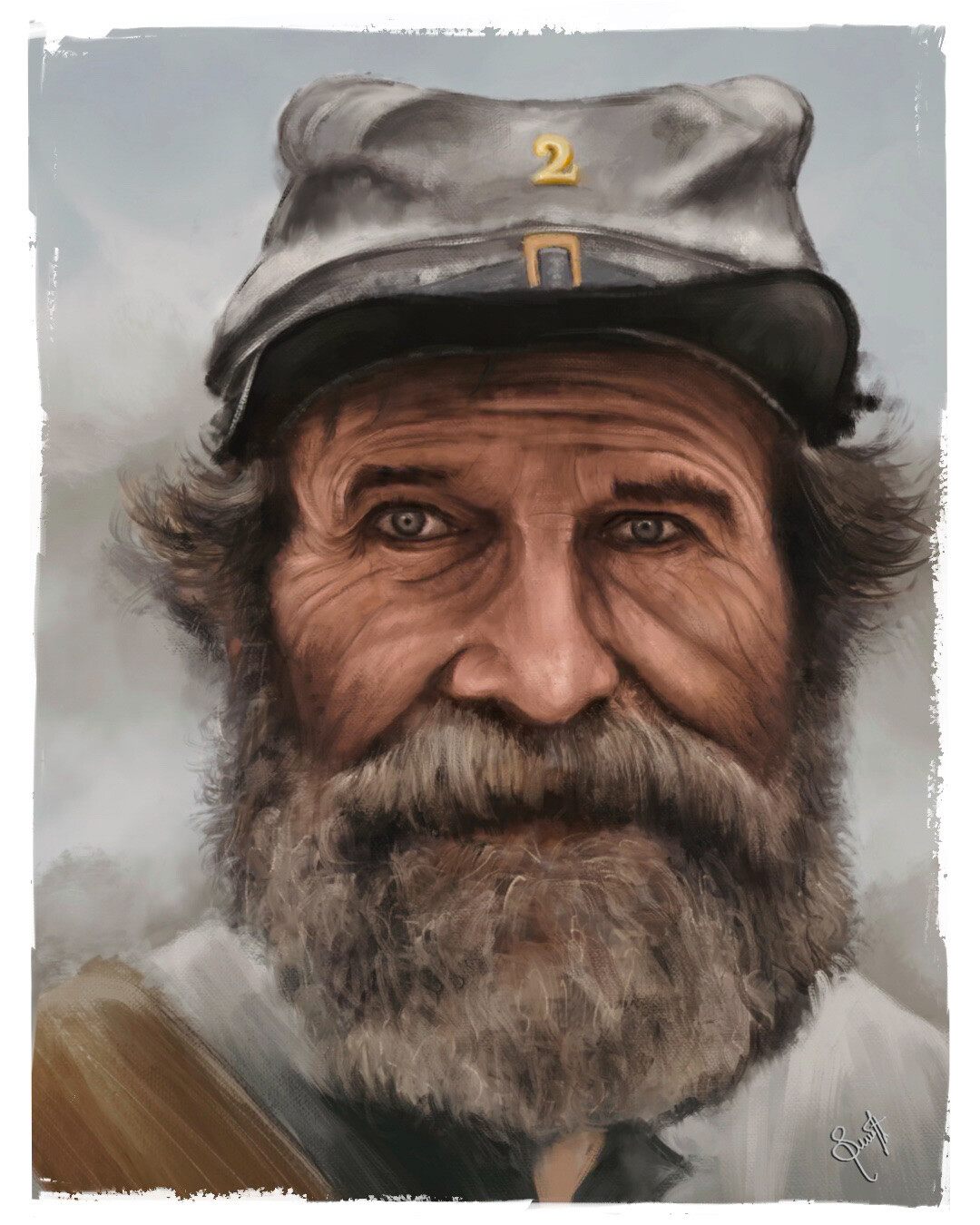 ArtStation - Old man portrait