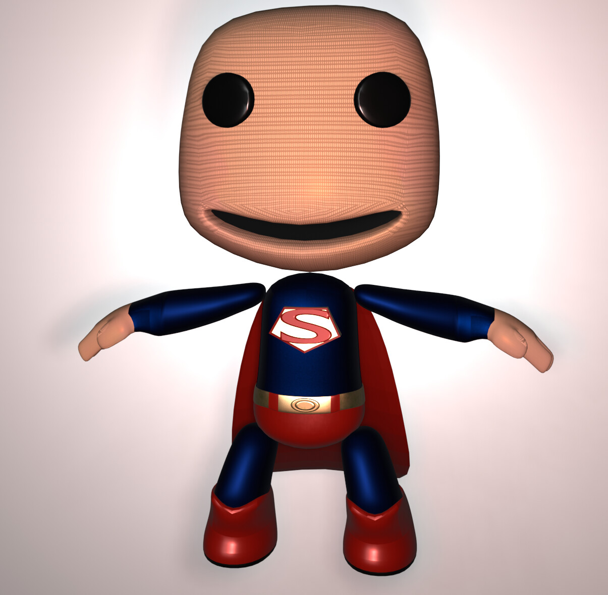 ArtStation - Sackboy Superman