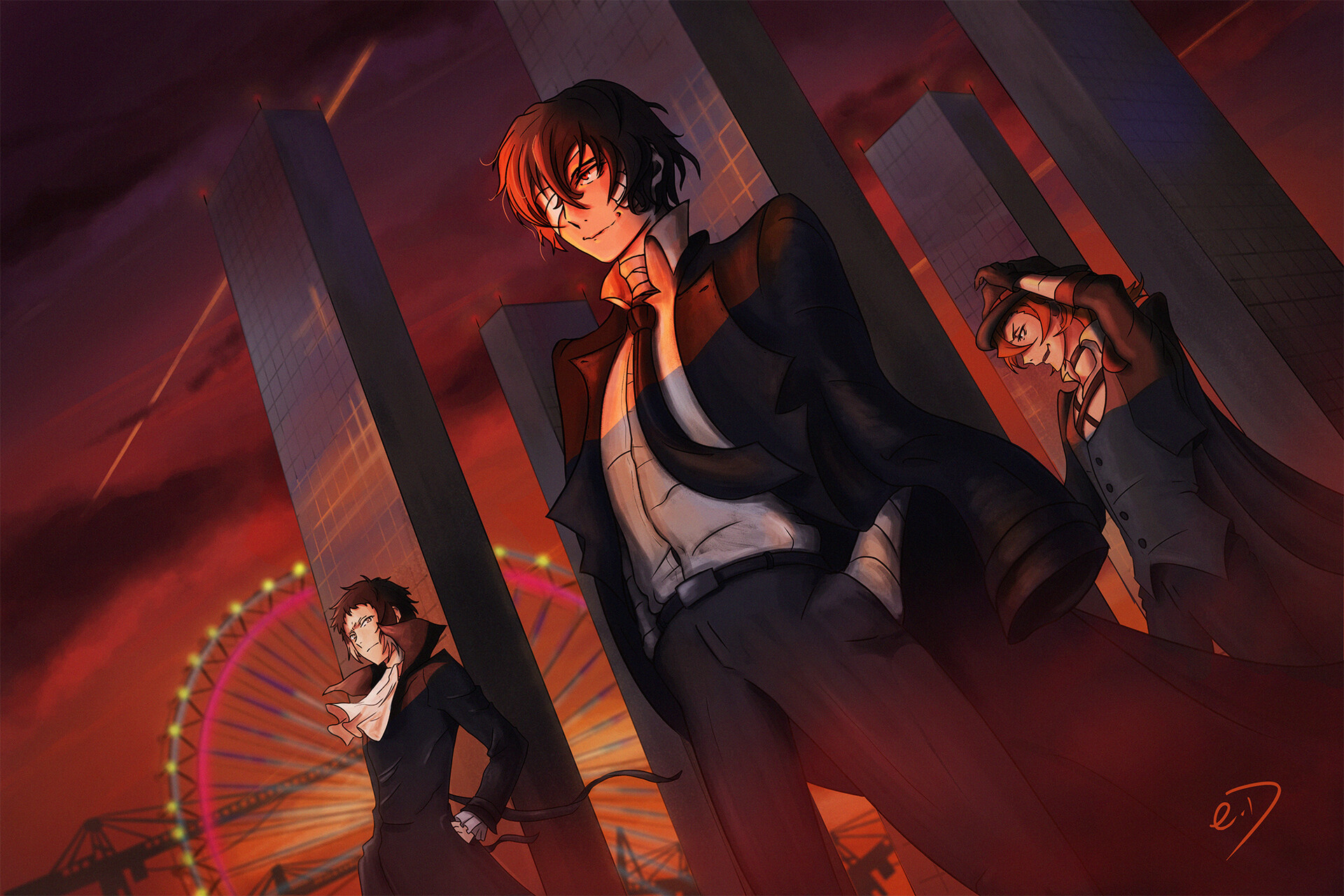 ArtStation - Port Mafia BSD Fanart