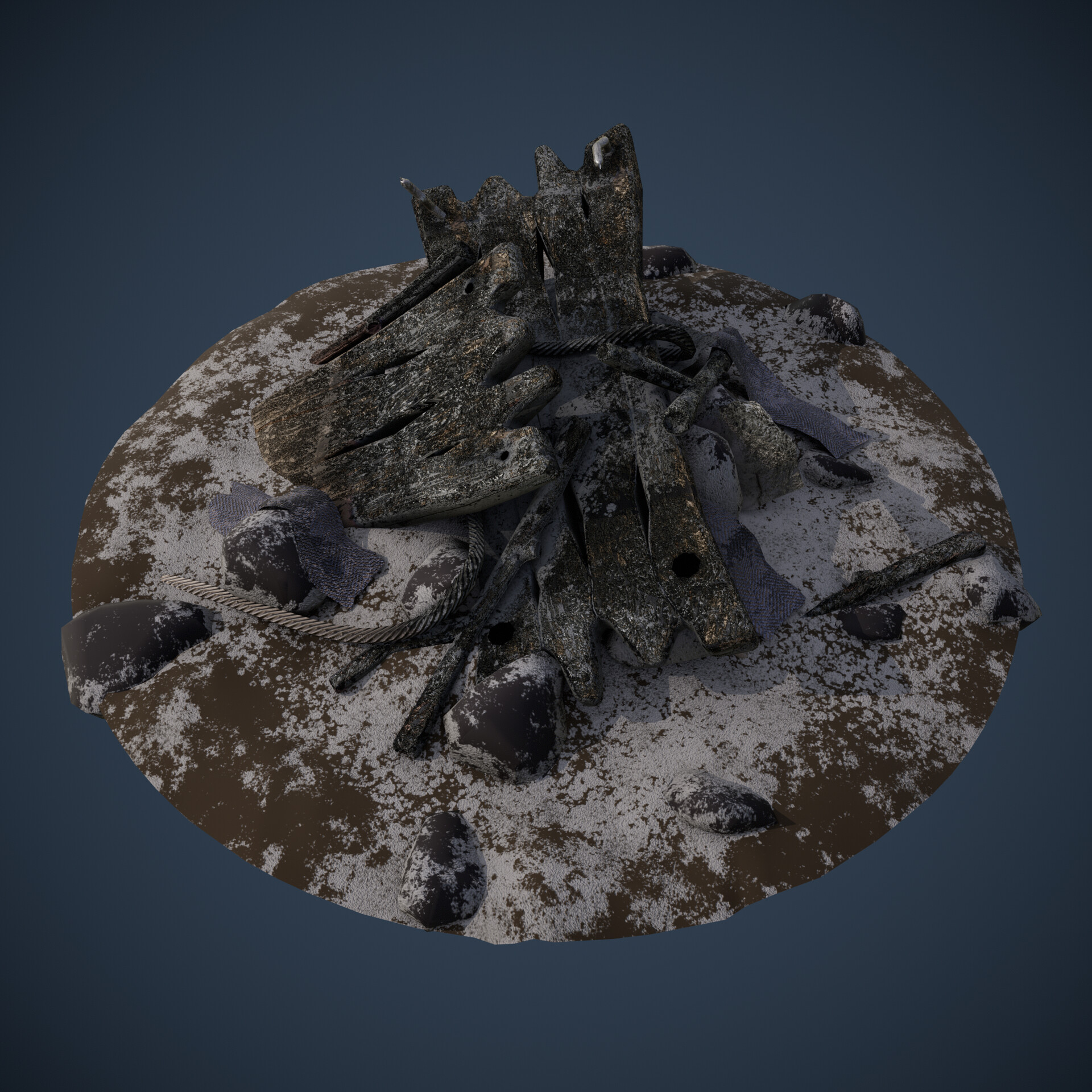 ArtStation - Old Camp Fire