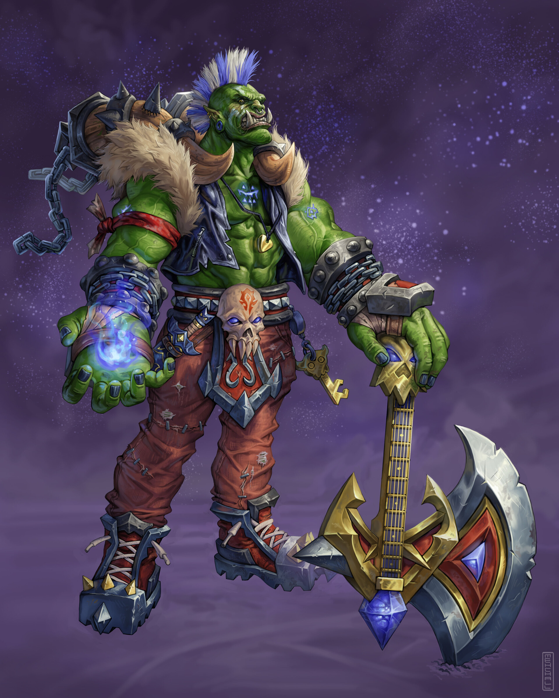 ArtStation - Punk Orc