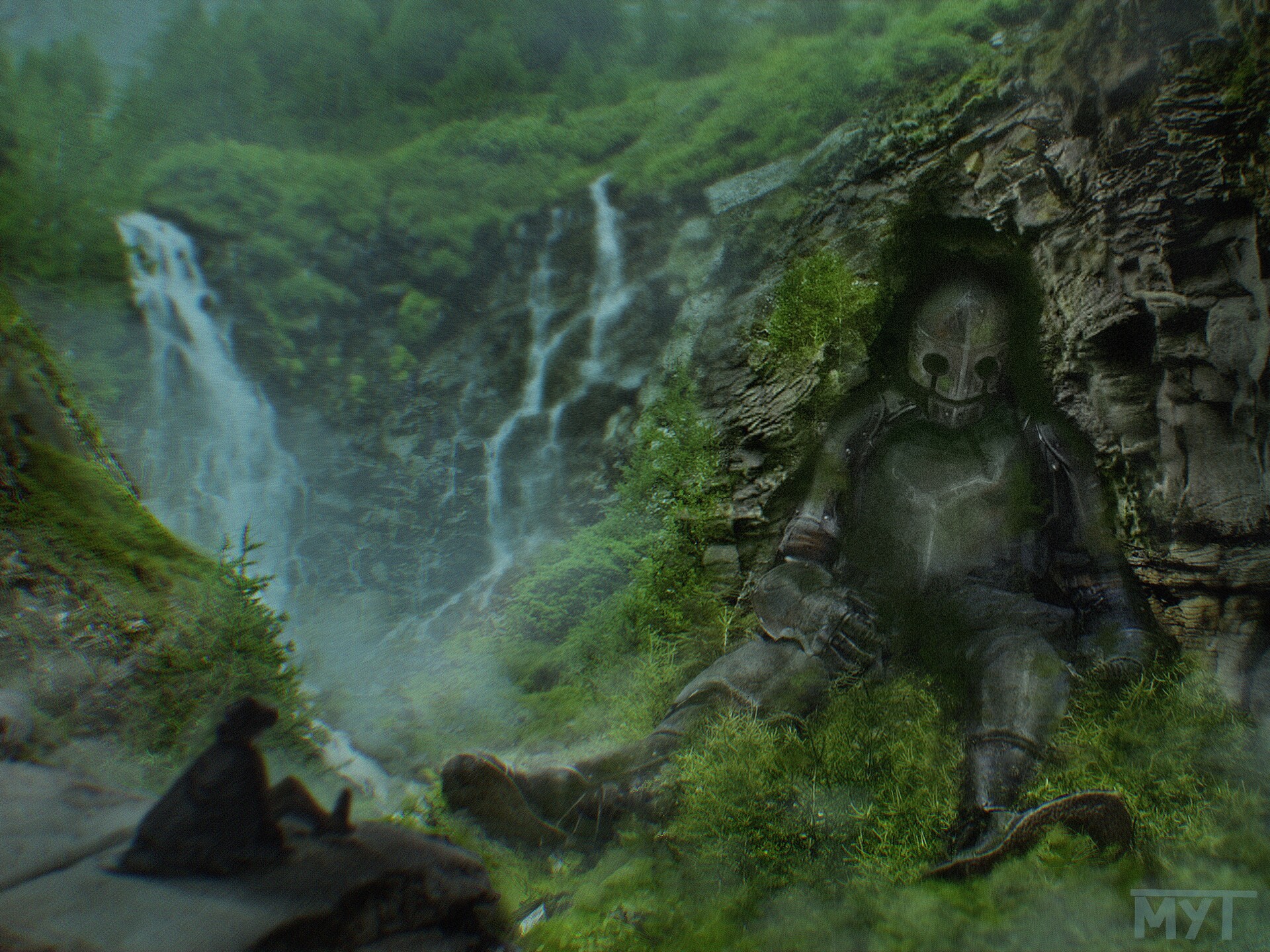 ArtStation - Resting - Photobash Practice