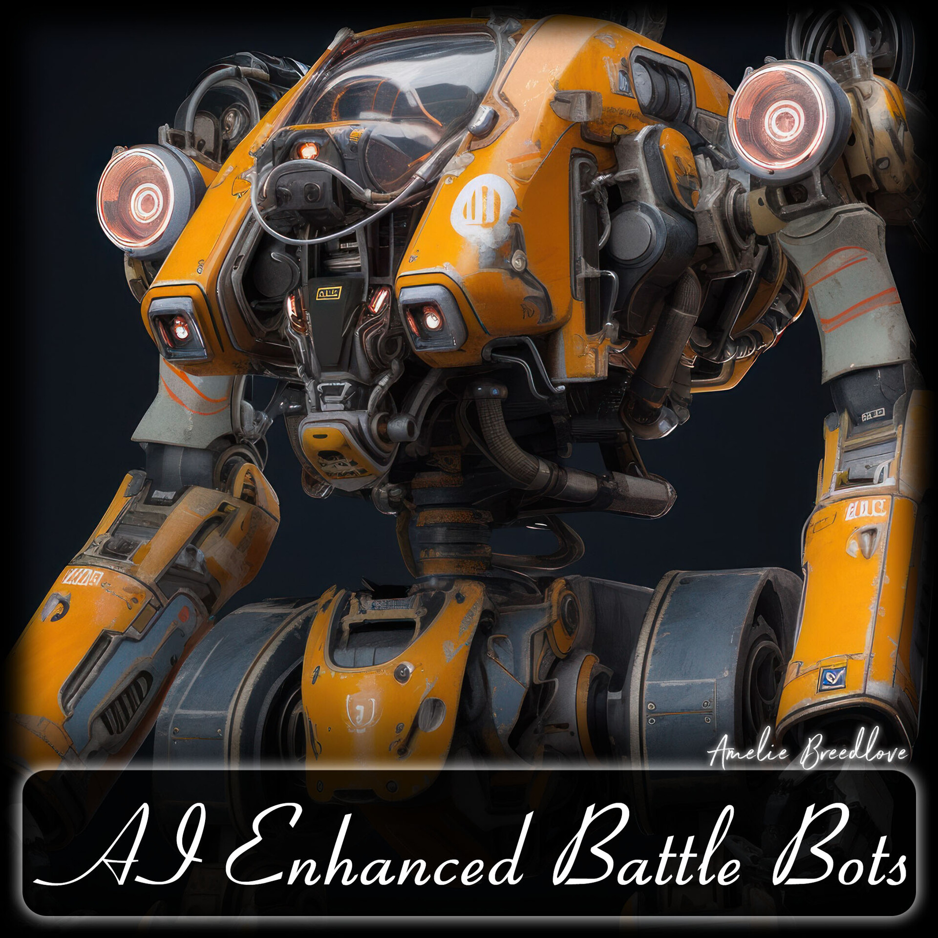 ArtStation - 200 Fantasy AI Enhanced Battle Bots Reference Pack | 4K | v.40