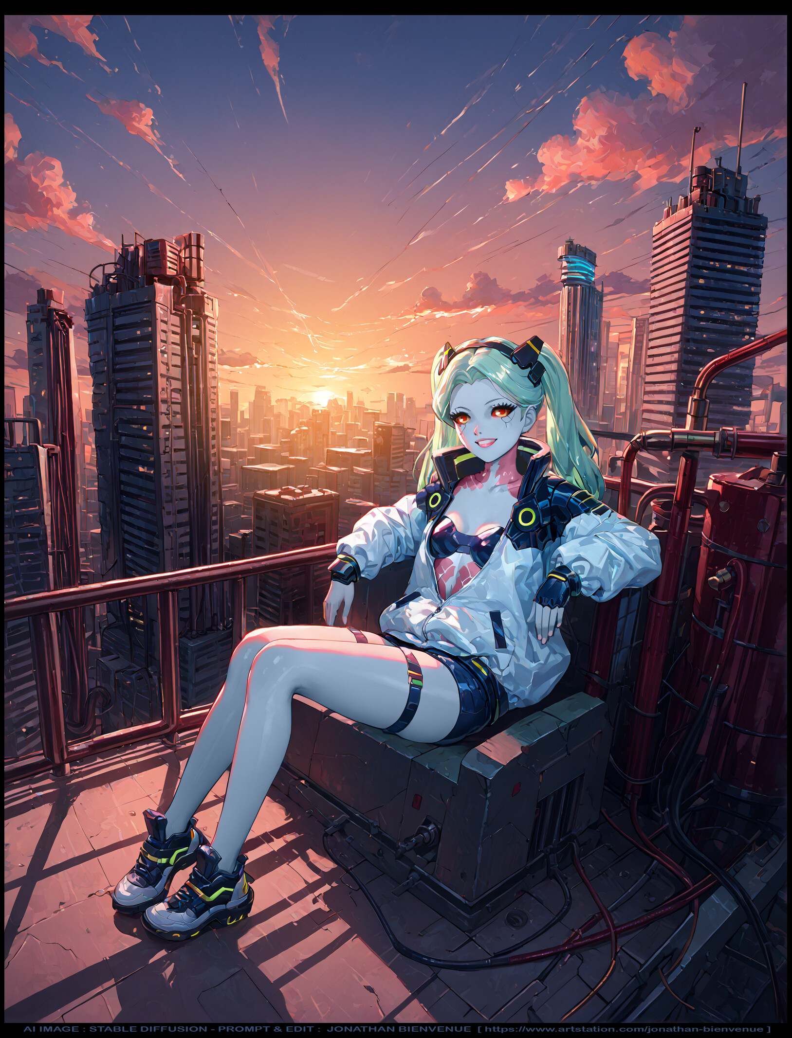 ArtStation - REBECCA - PINK SUNSET 02