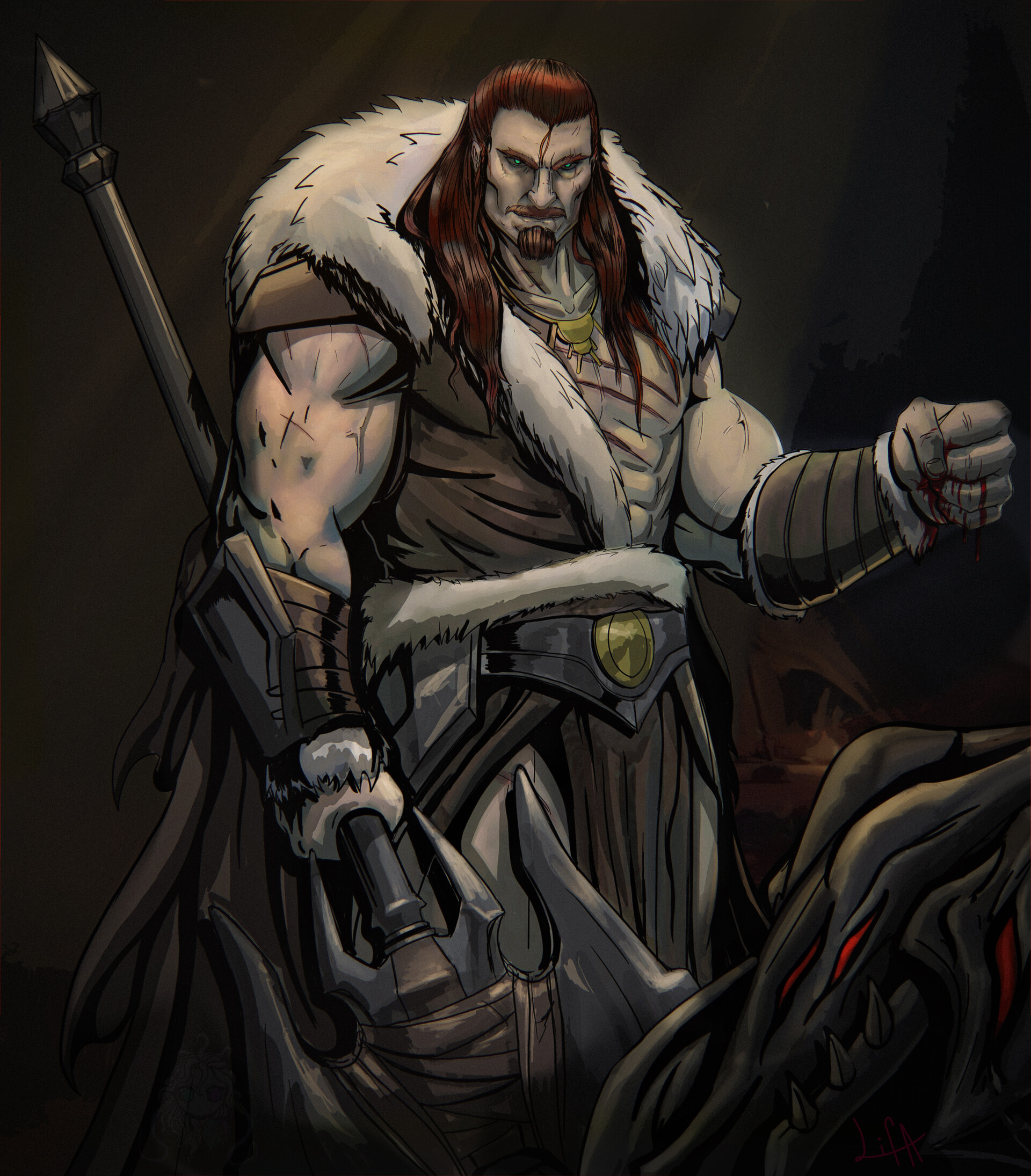 ArtStation - Invictus Dominus Sahn-Uzal