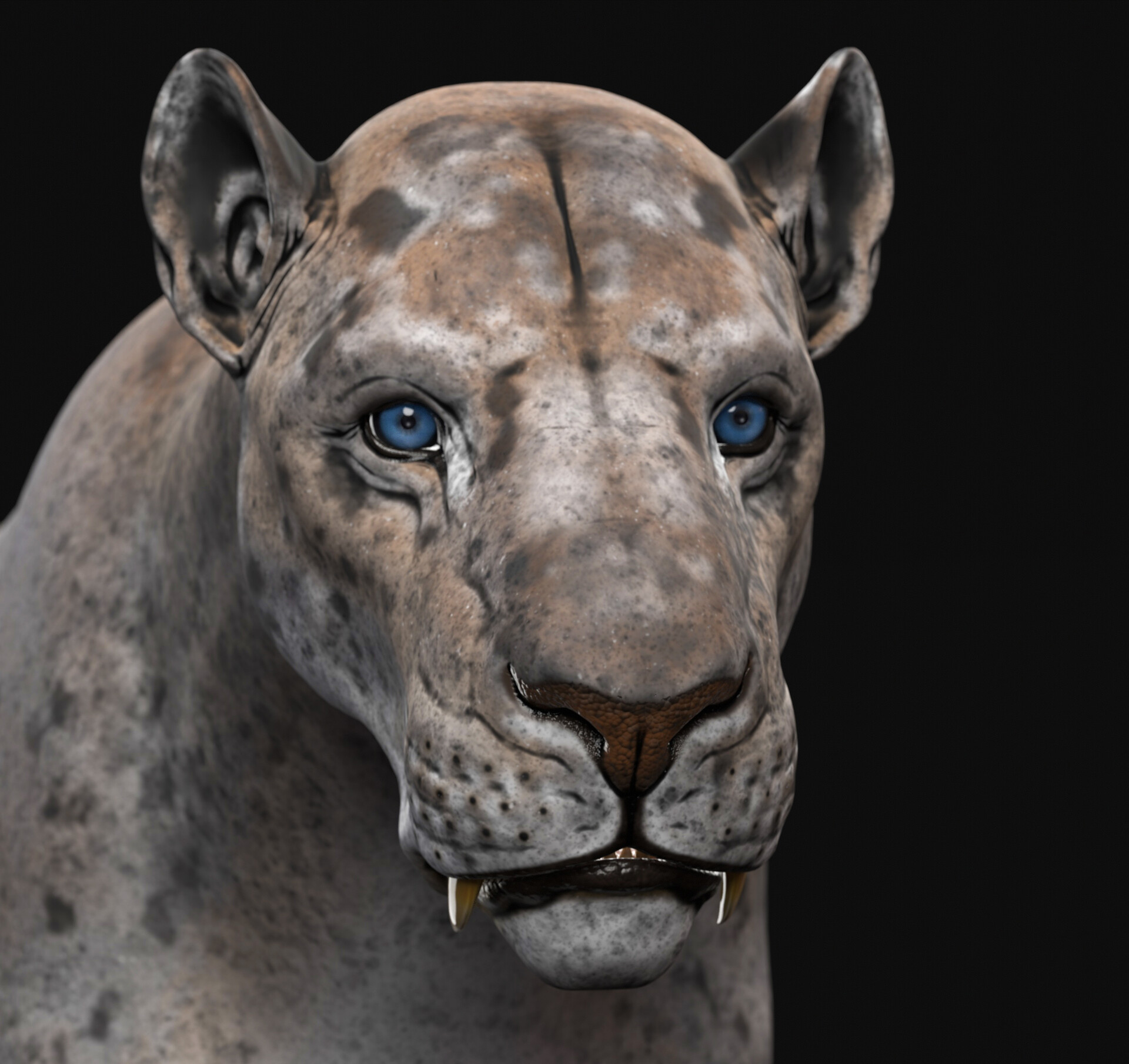 Omar-Kamel - Scimitar Cat (Homotherium)