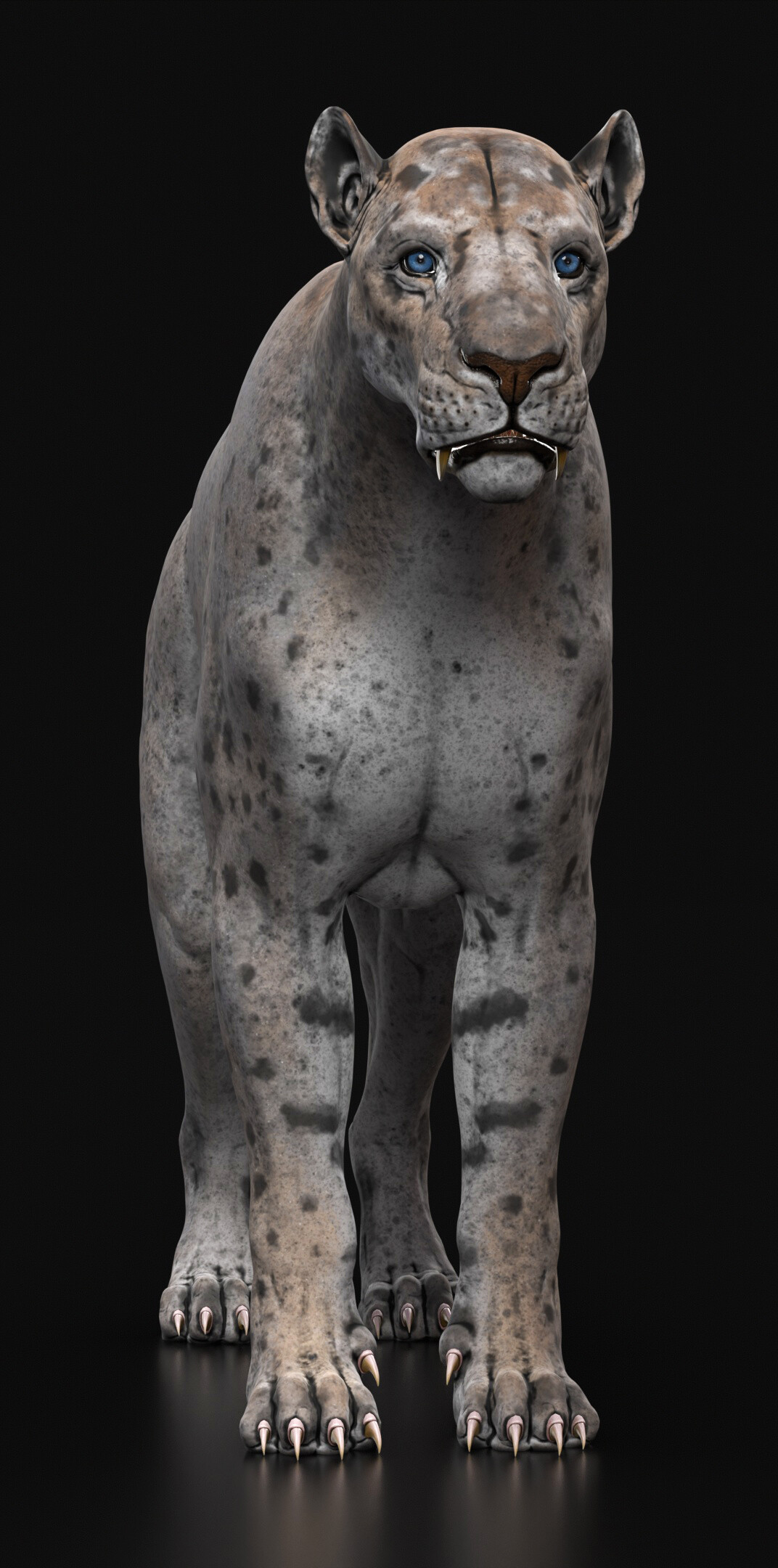 Omar-Kamel - Scimitar Cat (Homotherium)