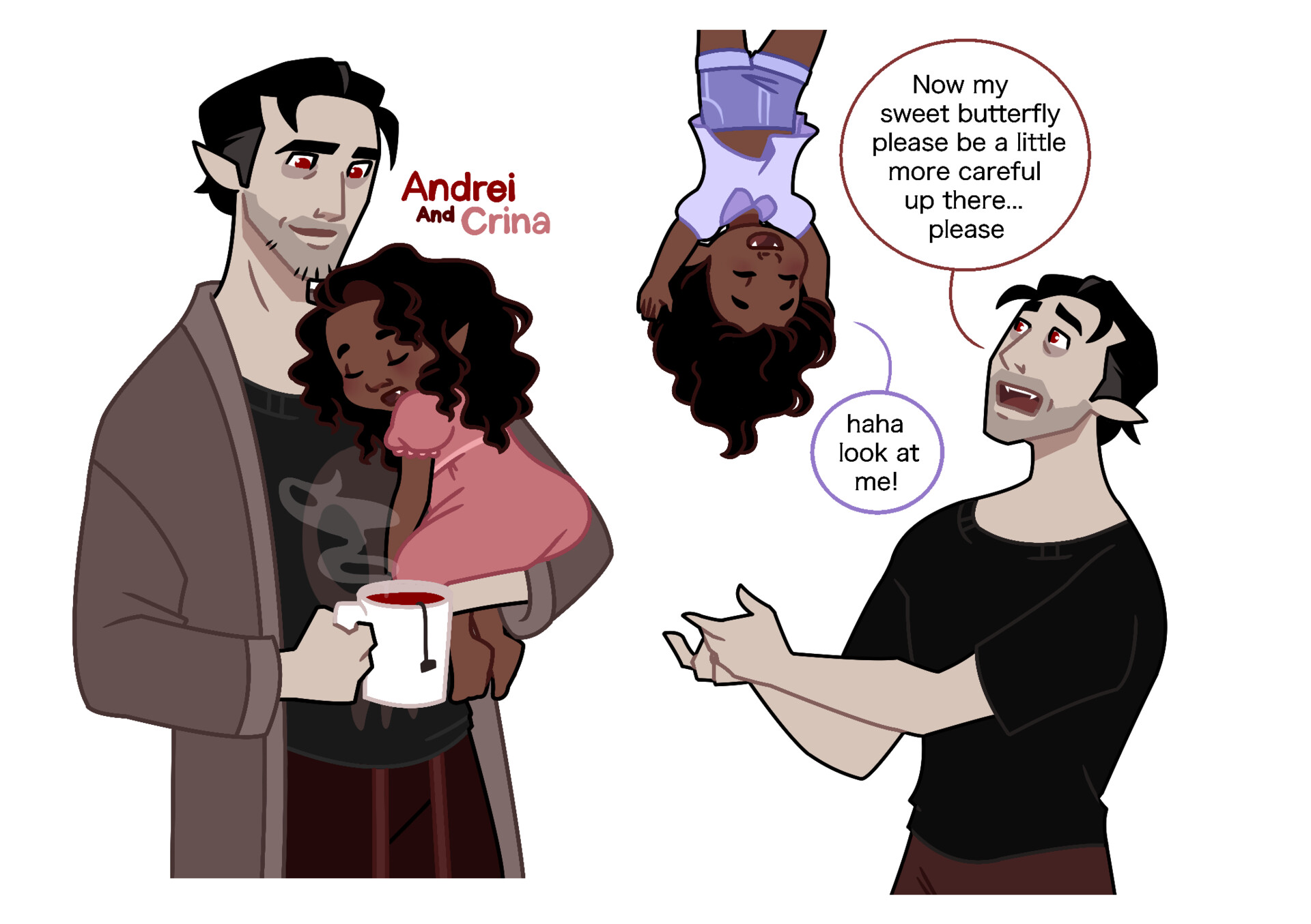 ArtStation - "Vampire Dad" series concept