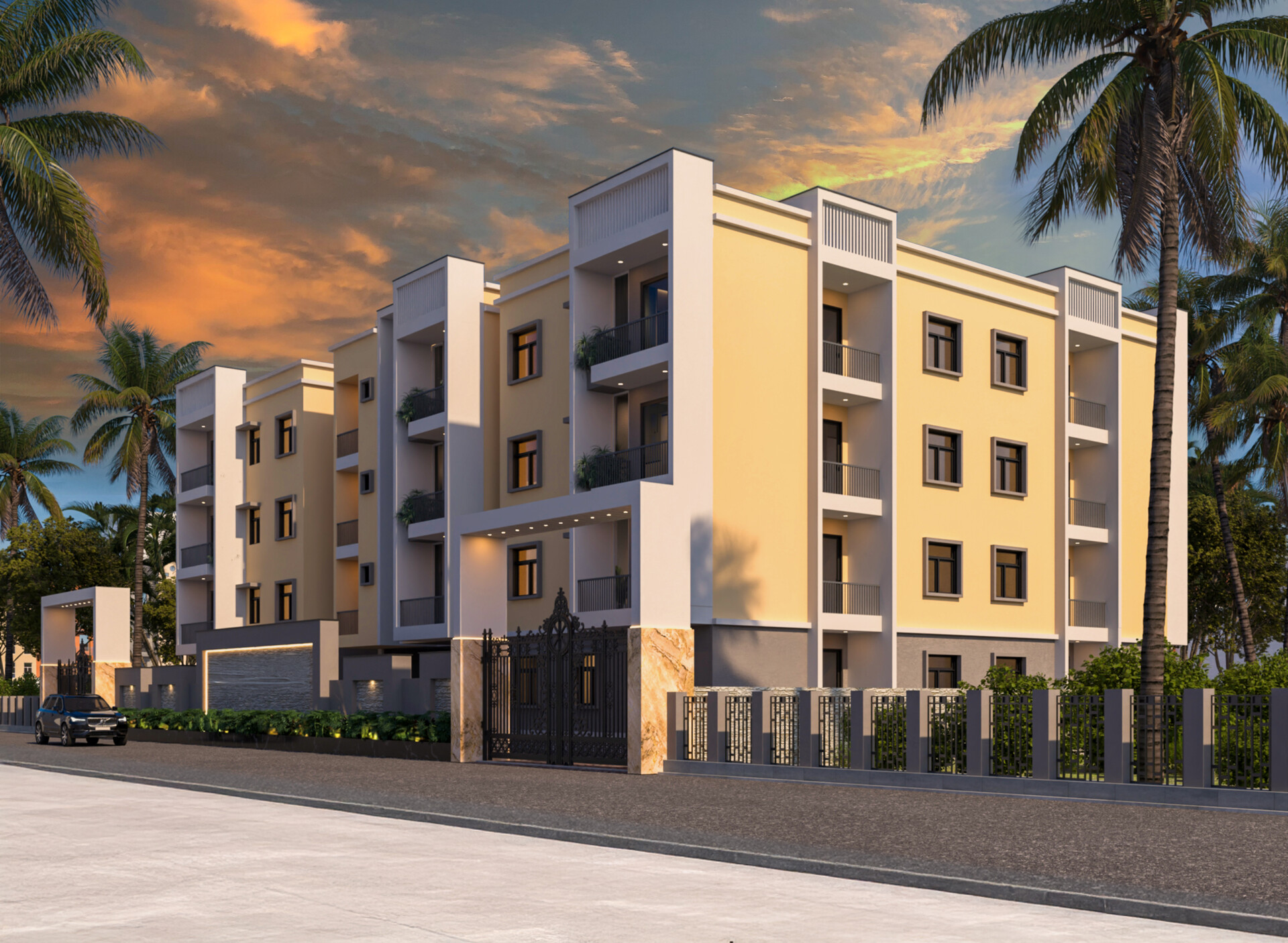 ArtStation - Apartment Exterior