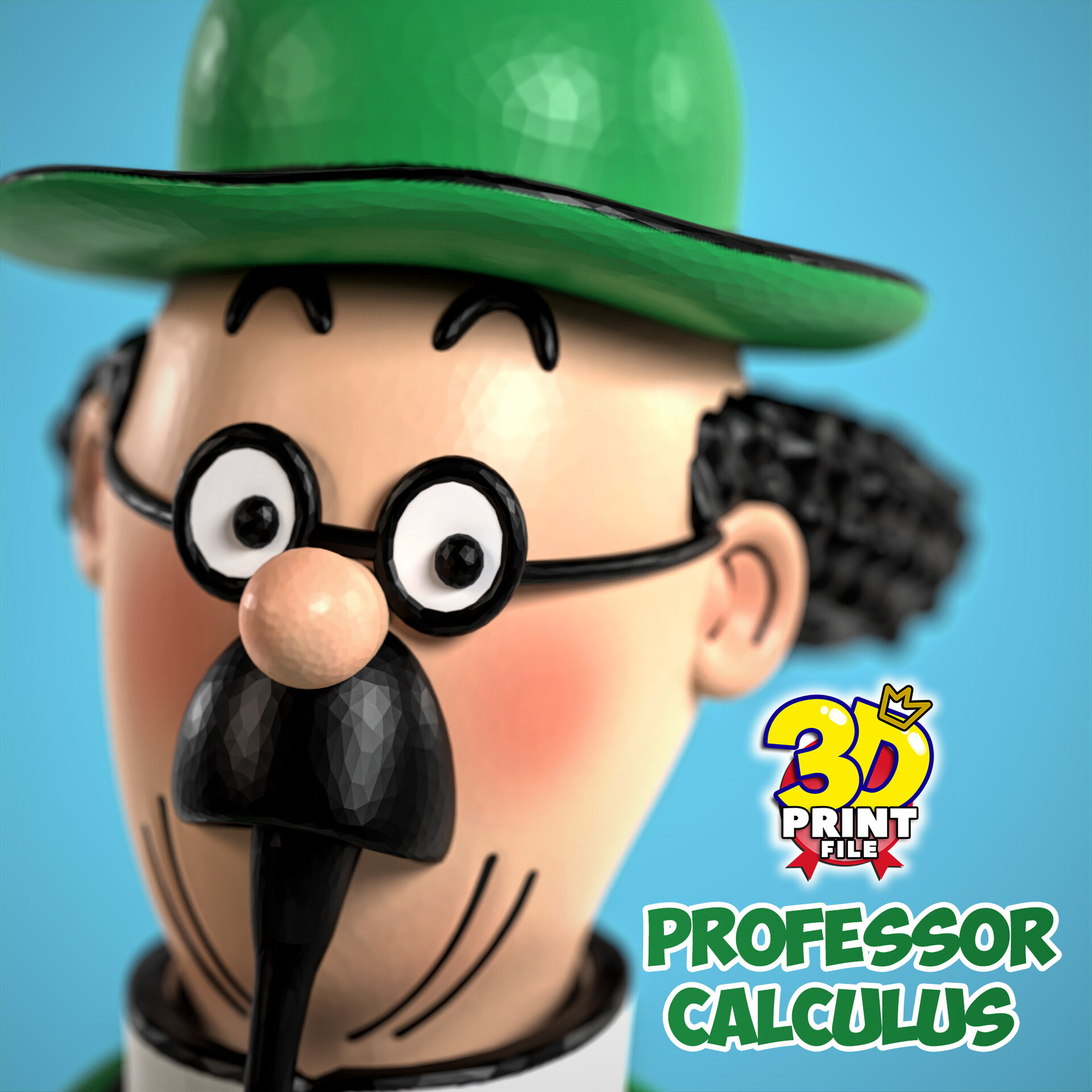 ArtStation - Professor Calculus 3D model