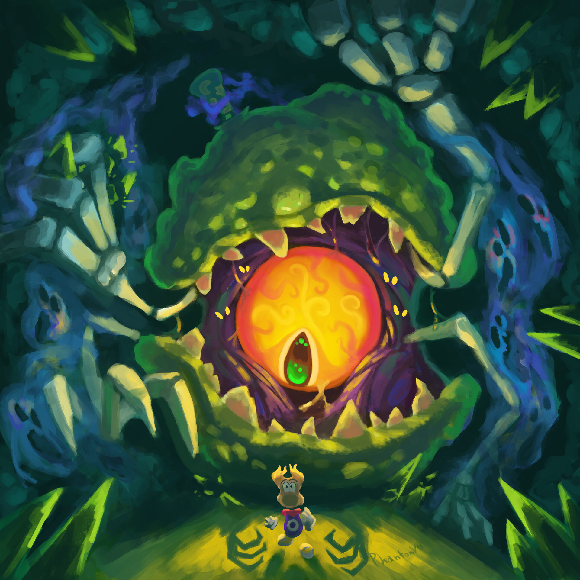 ArtStation - Jano vs Rayman