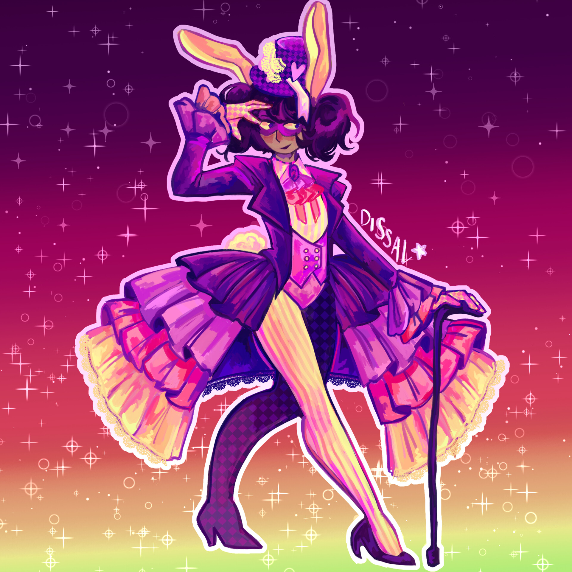 ArtStation - Art Telephone - Magical Girl Bunny