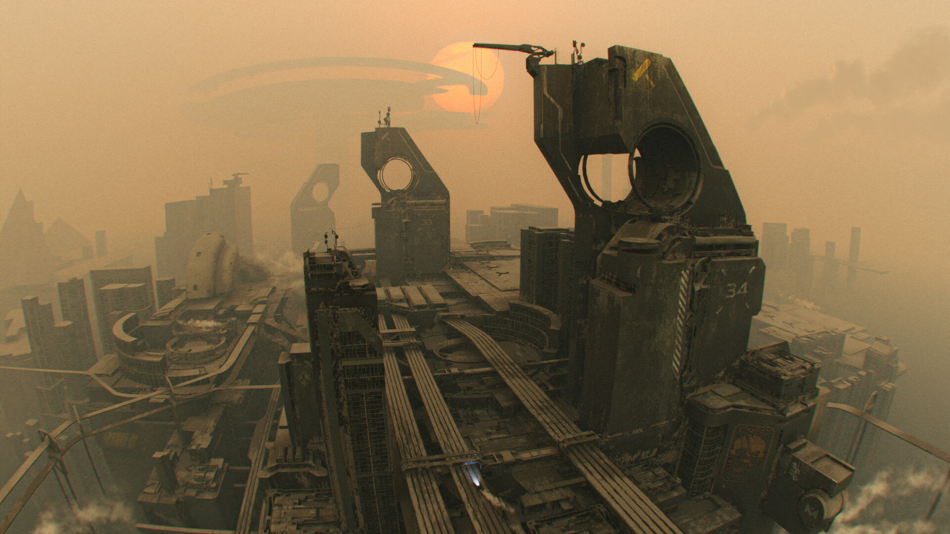 ArtStation - The Distopian city