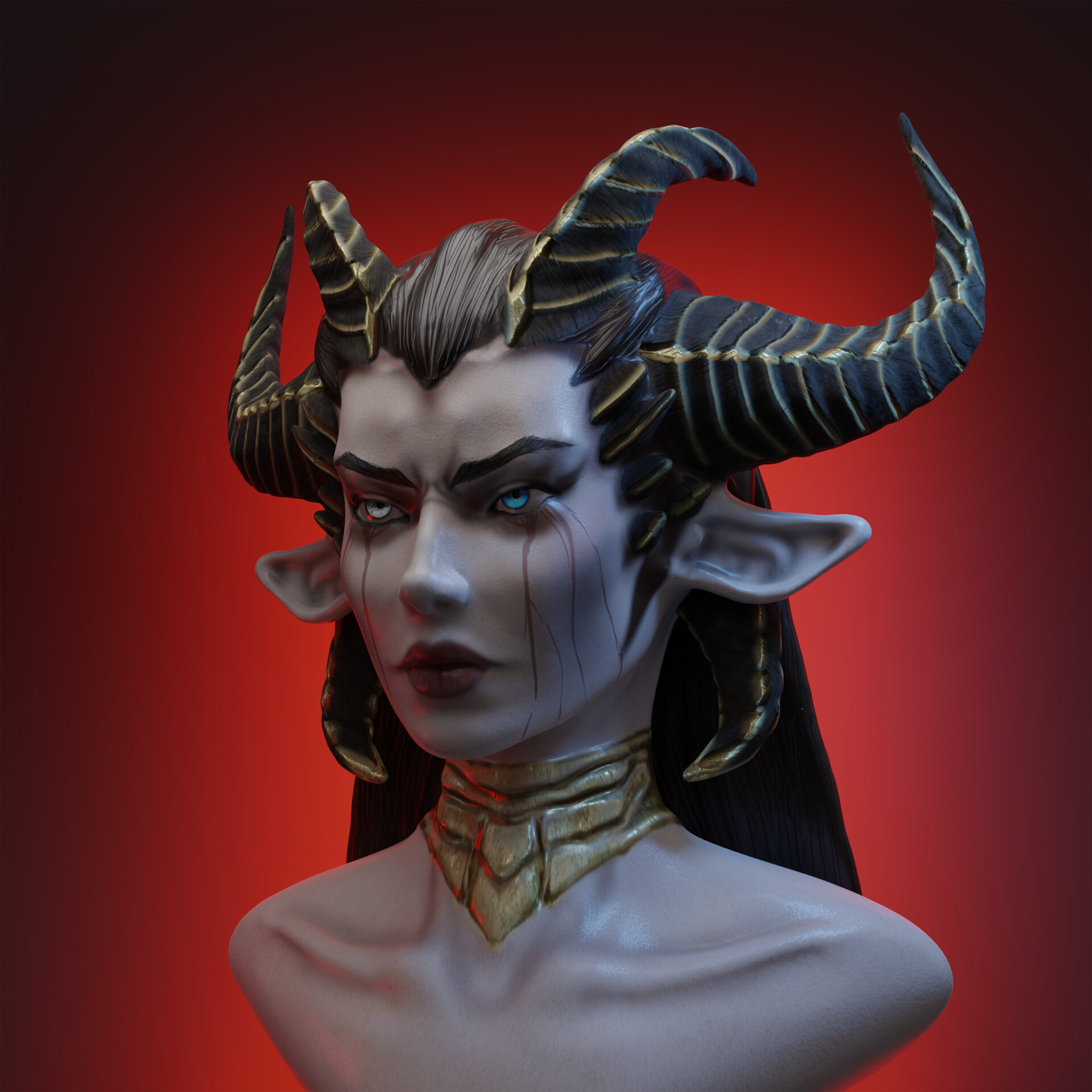 ArtStation - Lilith Bust Sculpt