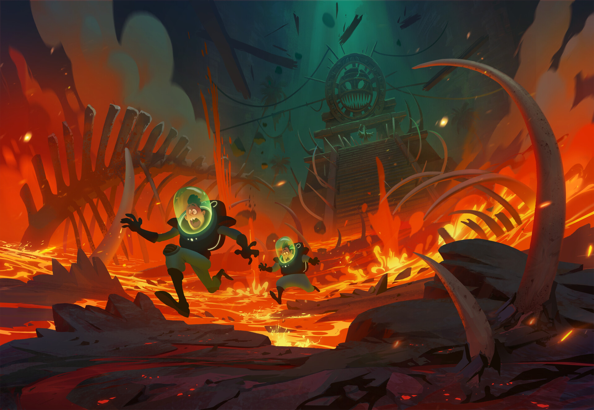 ArtStation - lava temple