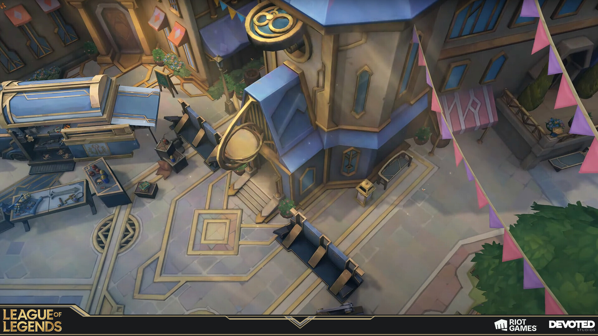 Alejandro Sanchez - League of Legends Bridge of Progress, Piltover Building