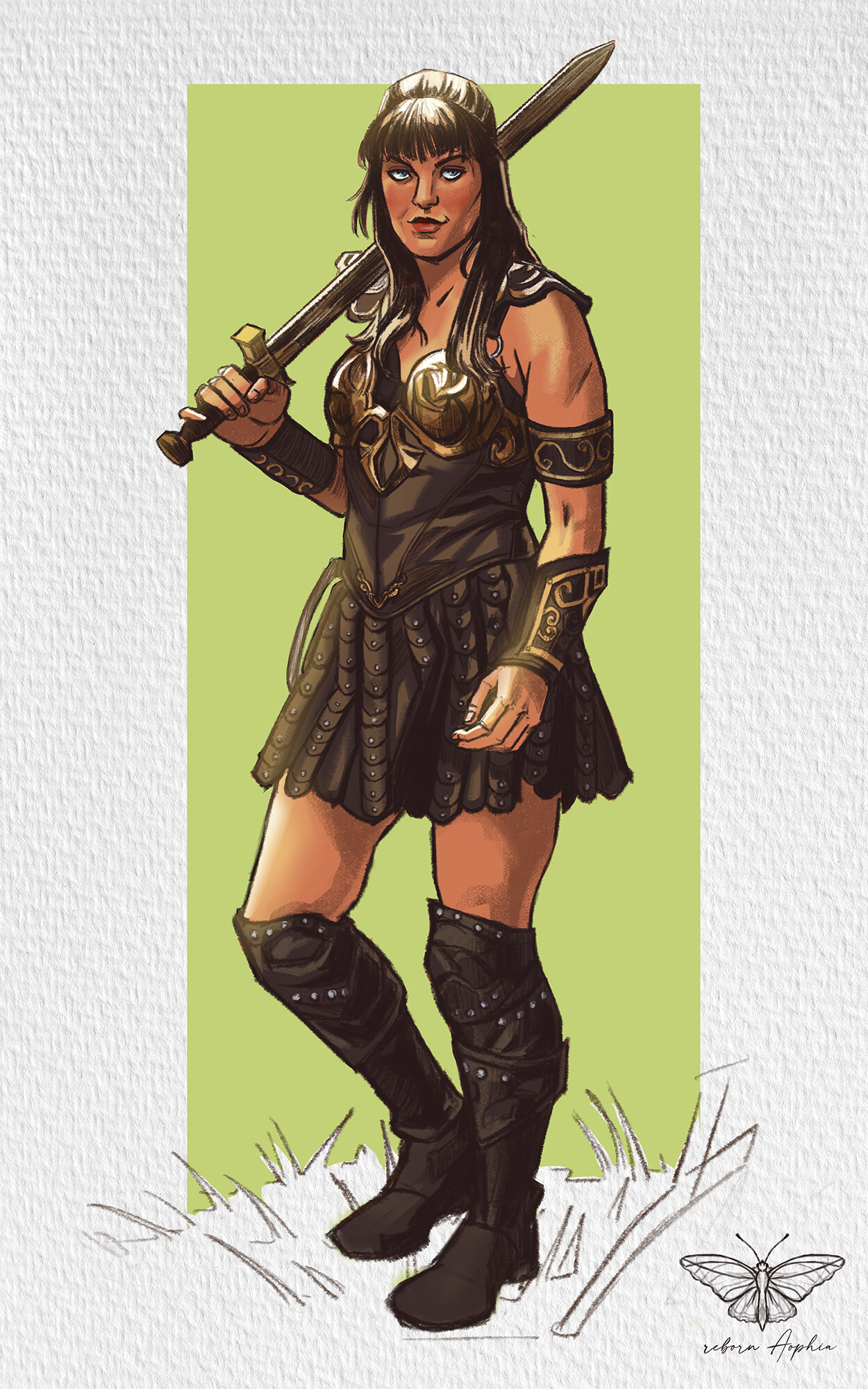 ArtStation - Xena - The Warrior Princess
