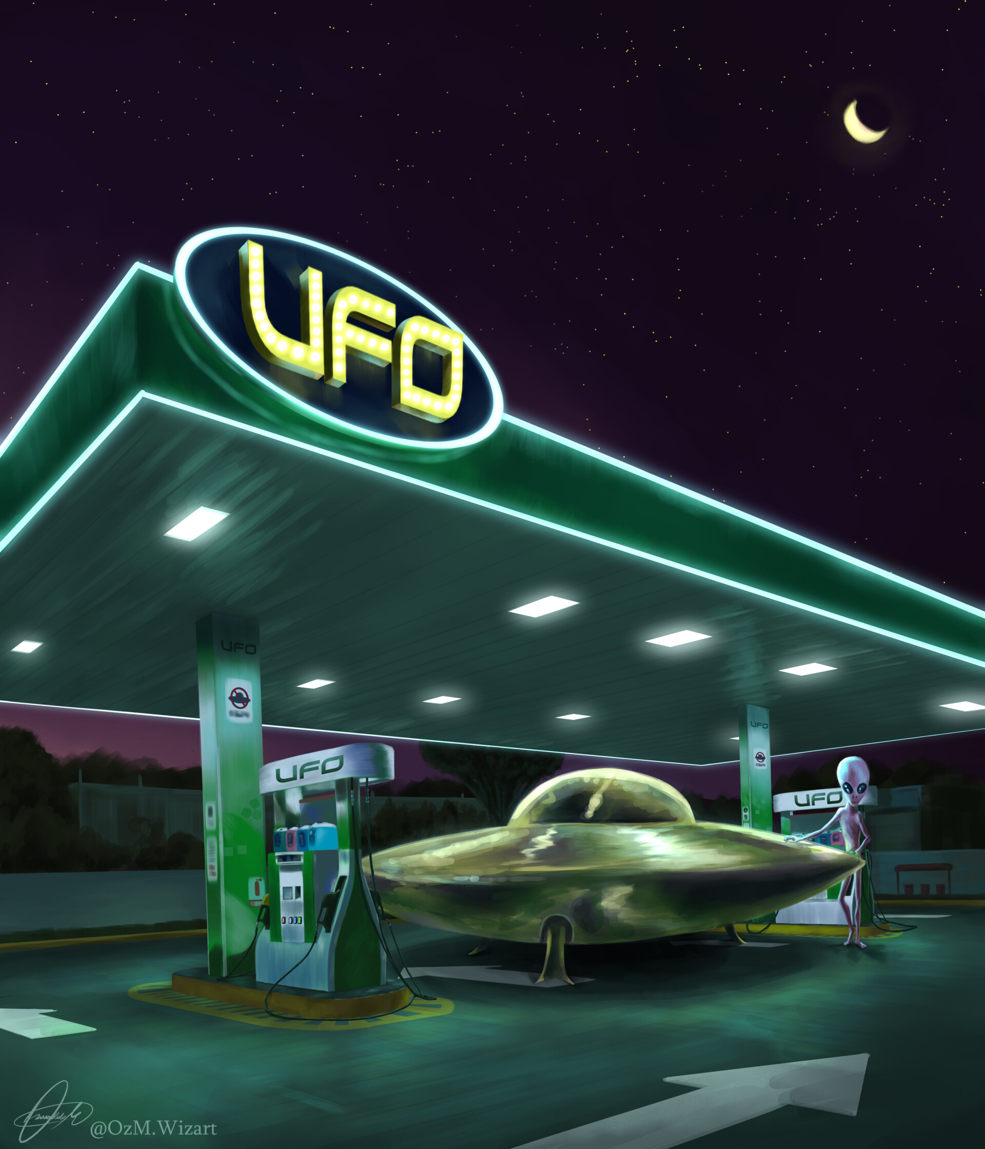 ArtStation - UFO Station