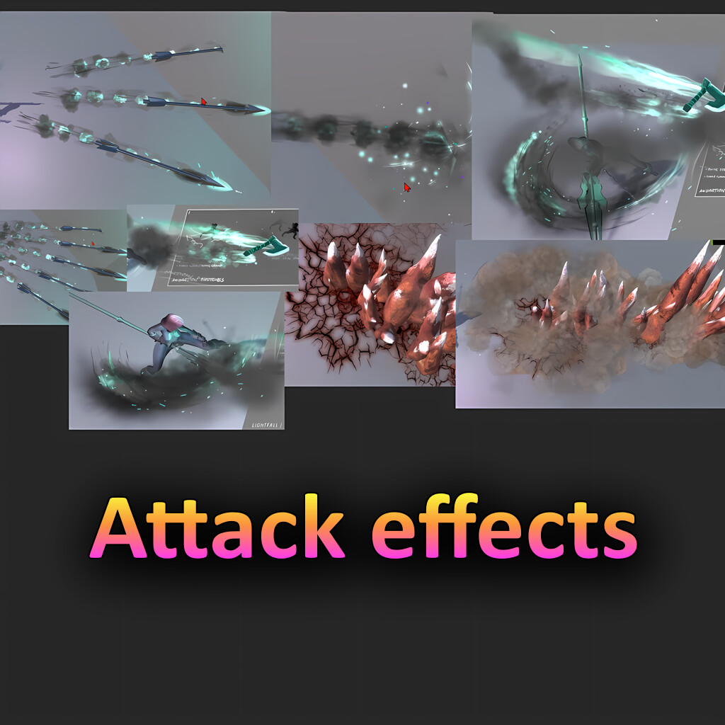 ArtStation - attack effects 2018