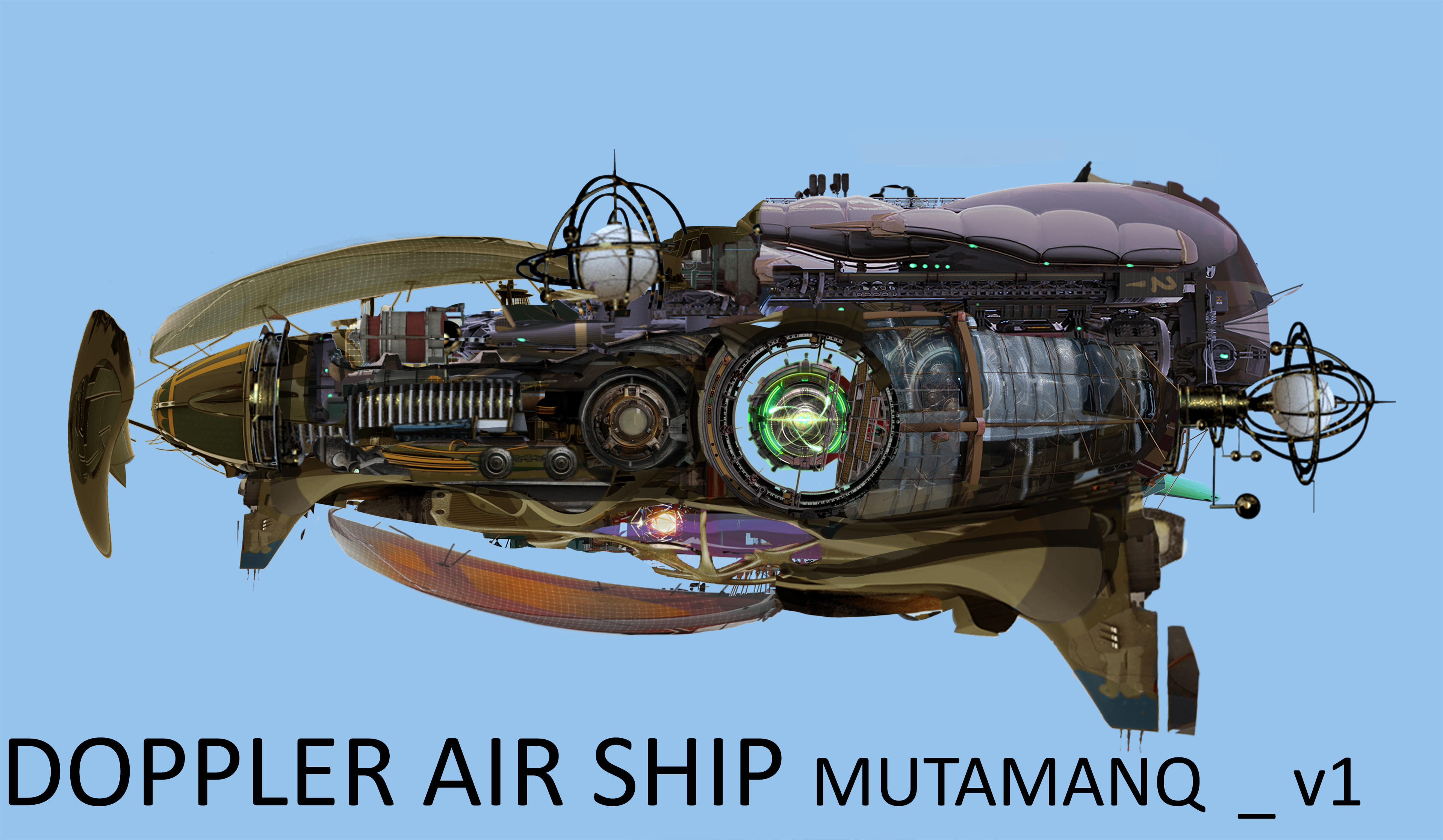 steampunk spaceship