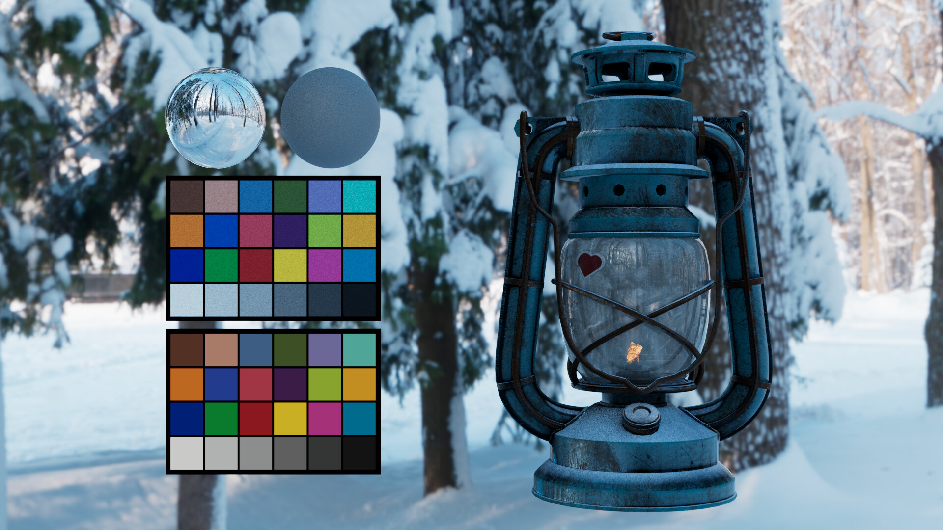 ArtStation - Texture and LookDev - Lantern Exercise