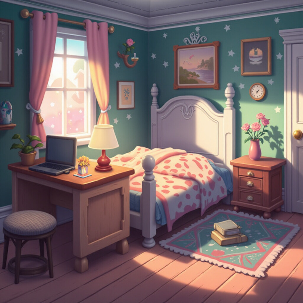 ArtStation - cozy bedroom