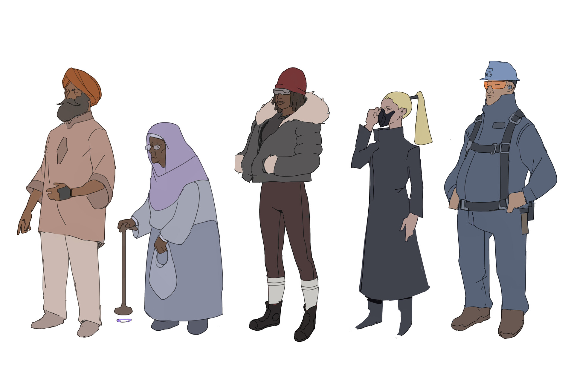 Ryan Pallett - Lenovo Legion Commercial: Character Designs