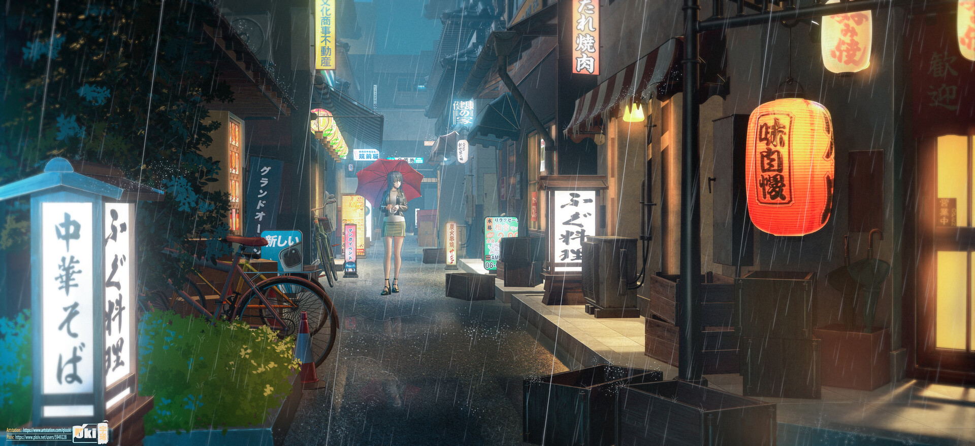 ArtStation - alley 小巷