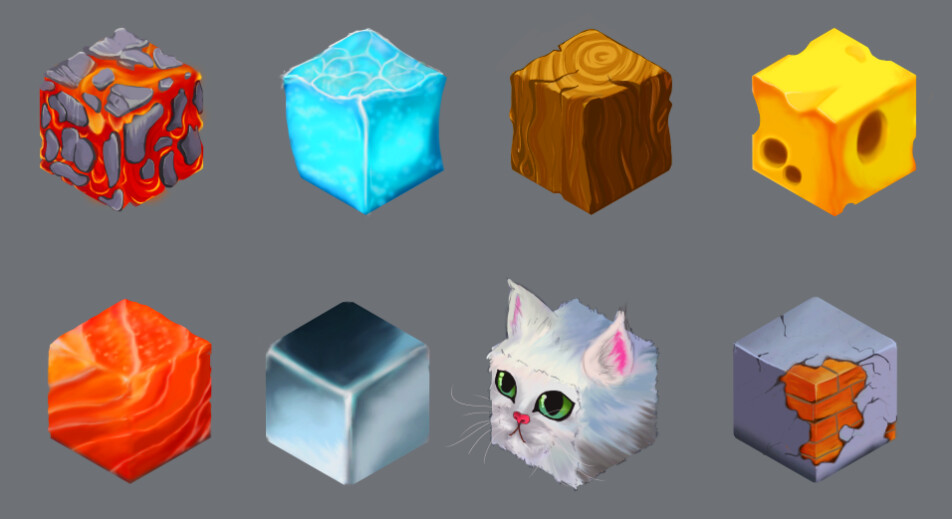 ArtStation - Cubes Textures