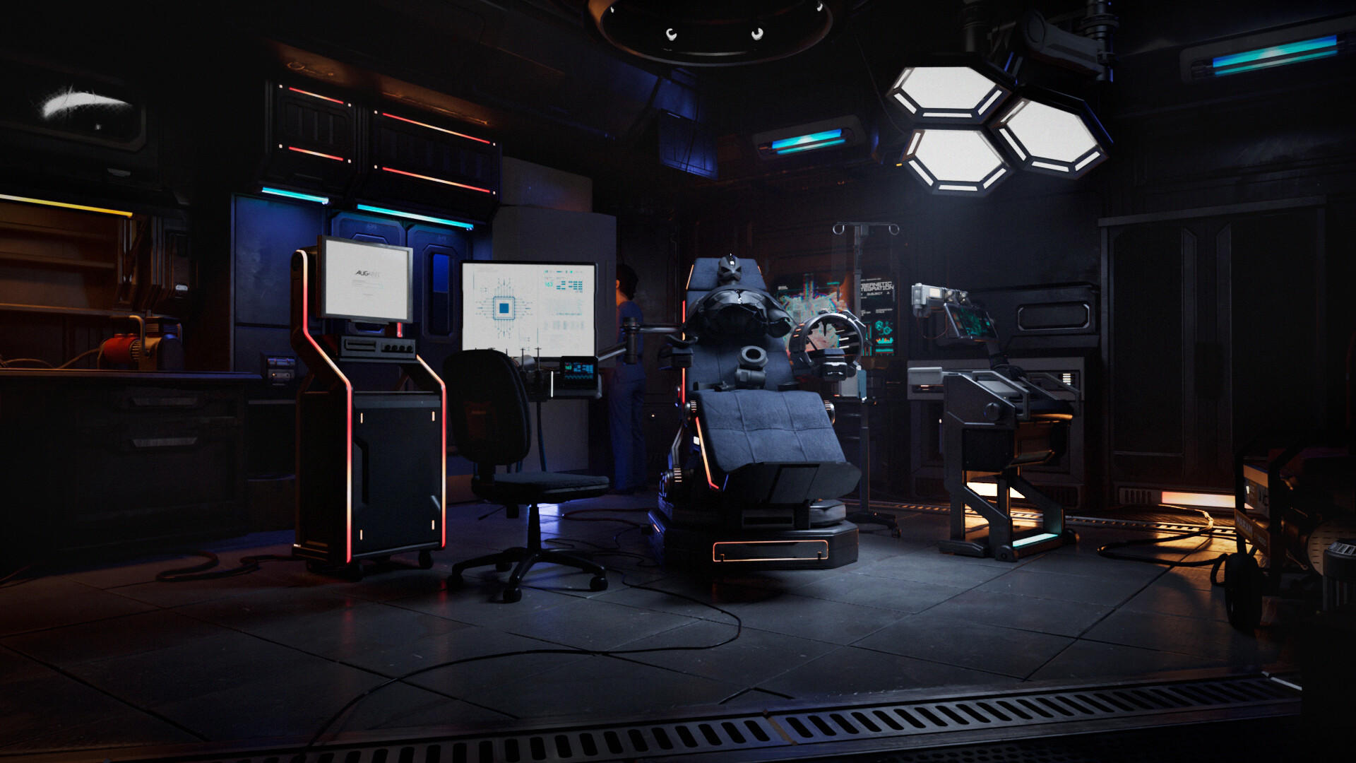 ArtStation - Futuristic Procedure Room