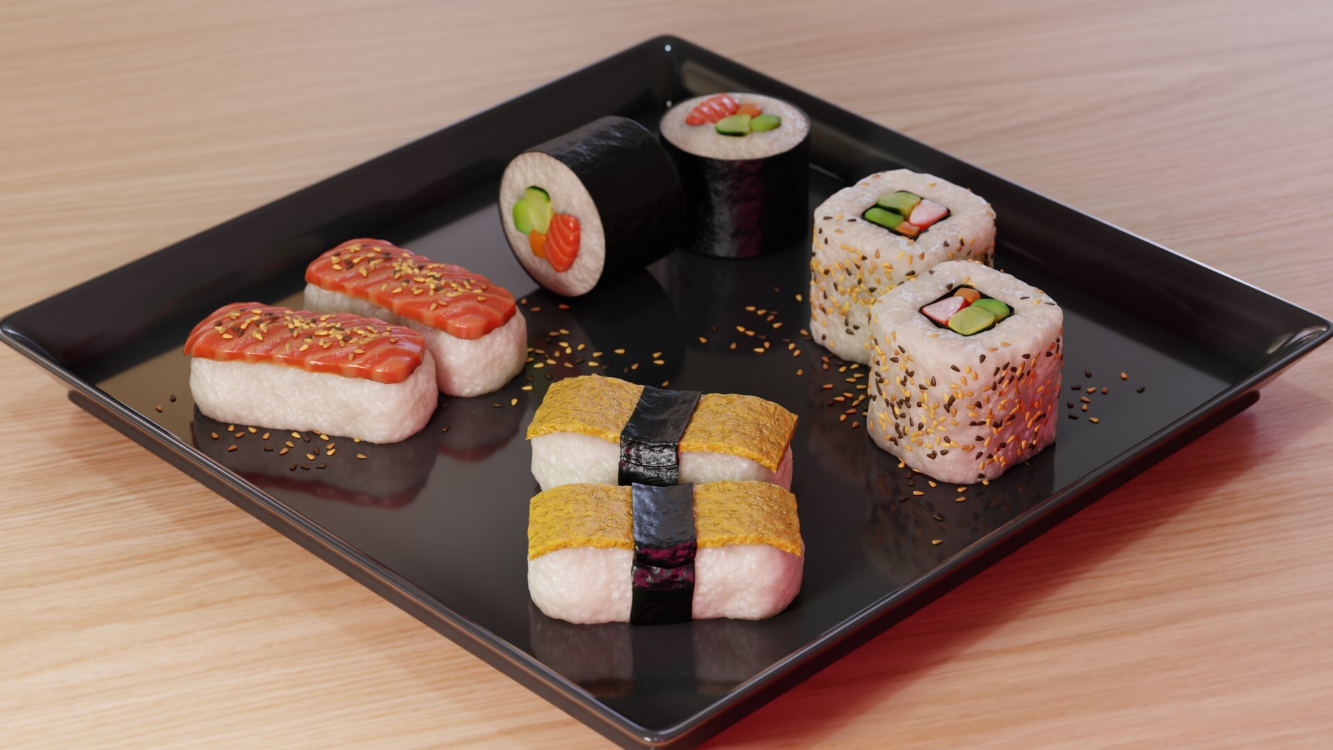 ArtStation - Sushi Plate