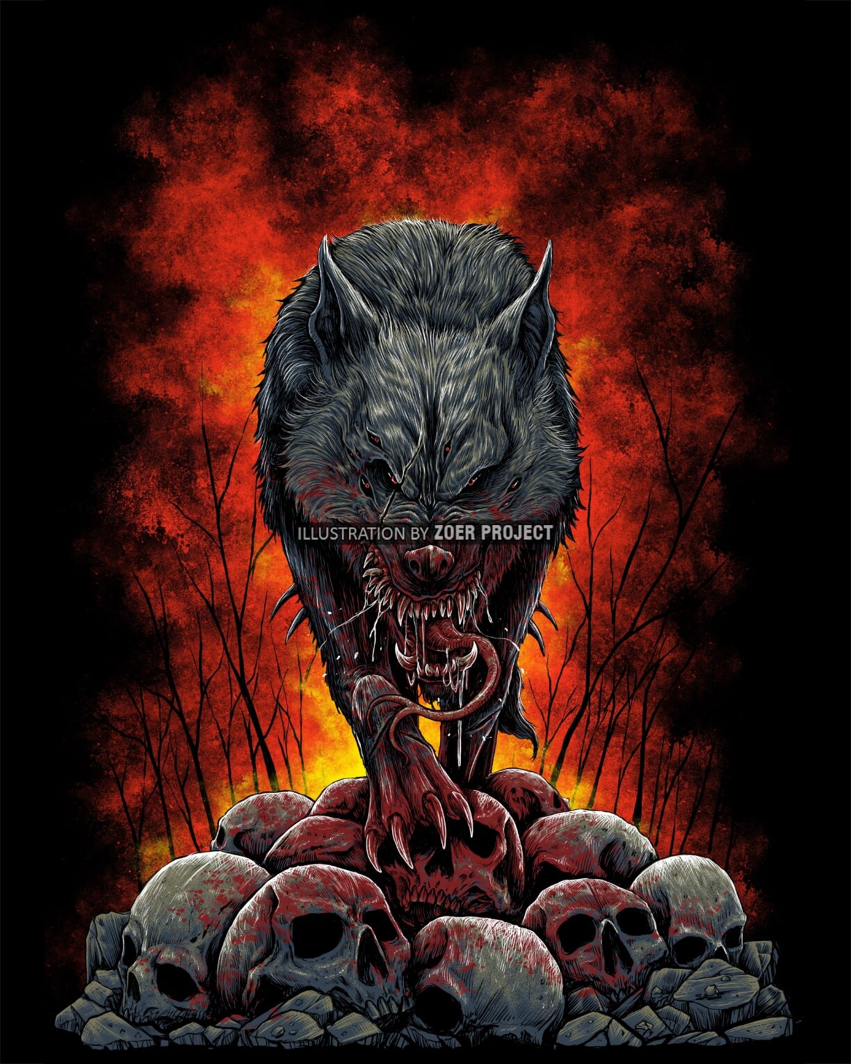 ArtStation - UNDEAD WOLF