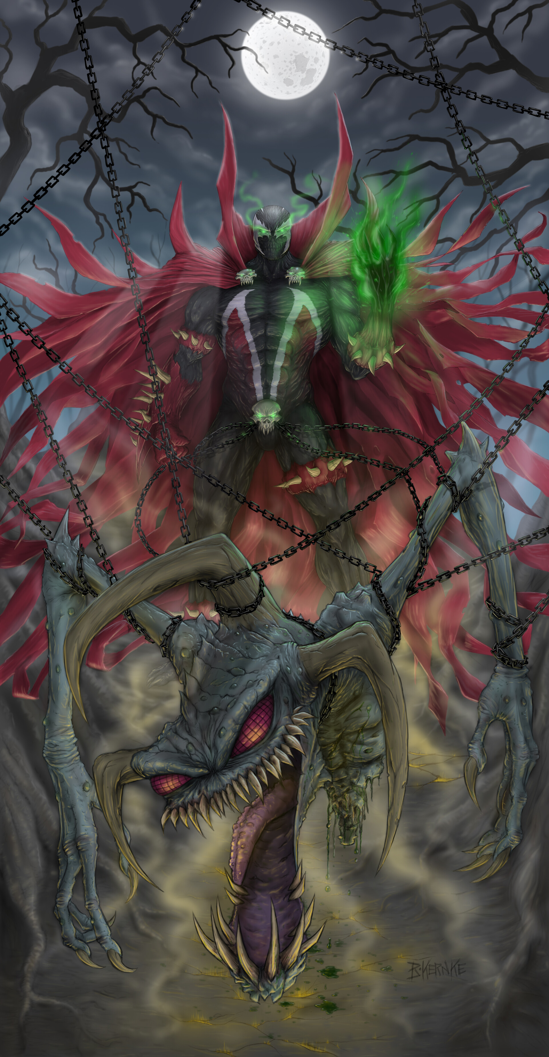 ArtStation - Spawn Vs Violator