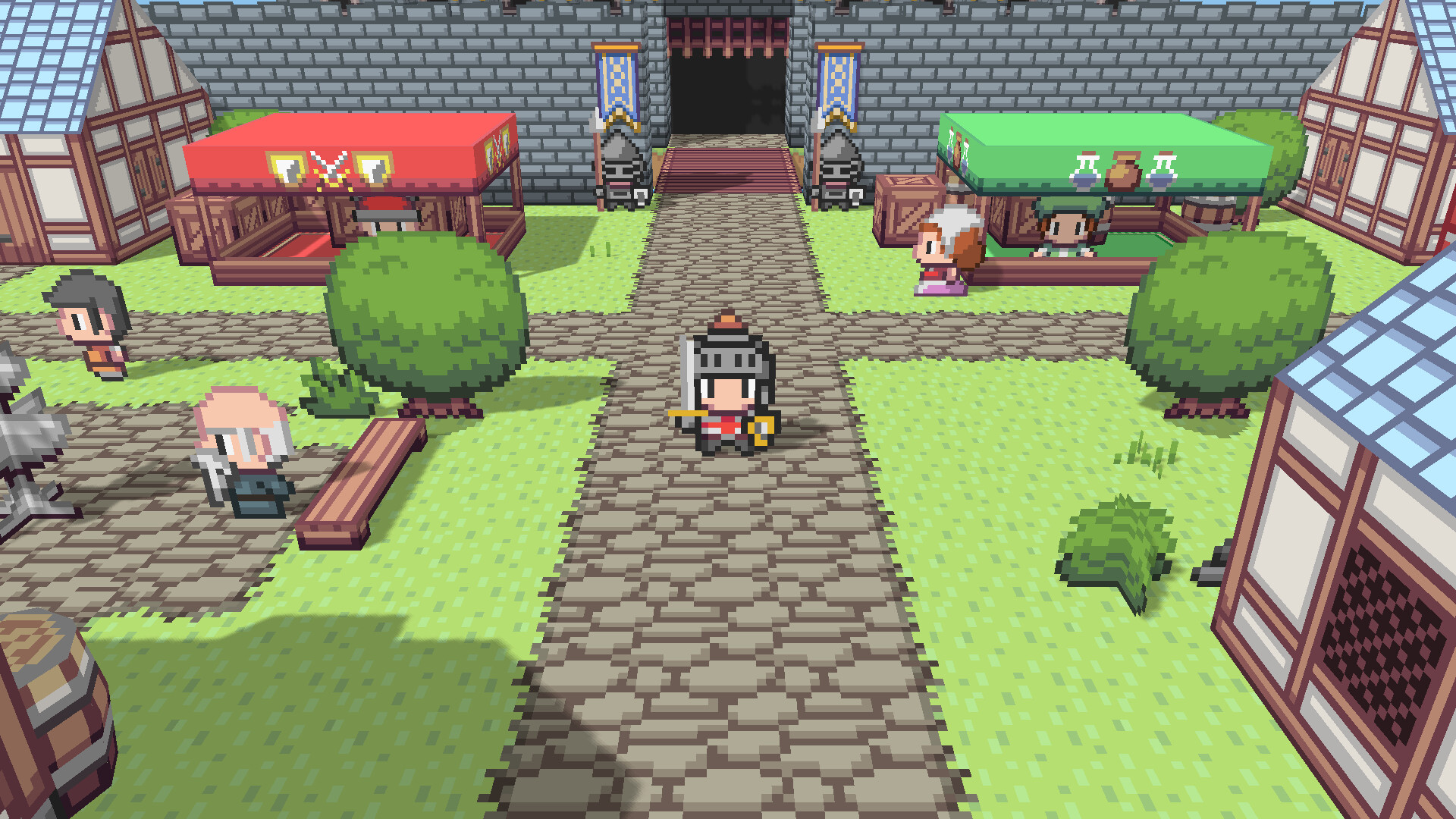 ArtStation - 2.5D Town