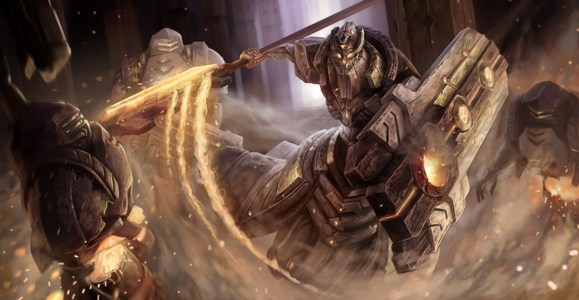 ArtStation - Amet Throne Guard Splash Art