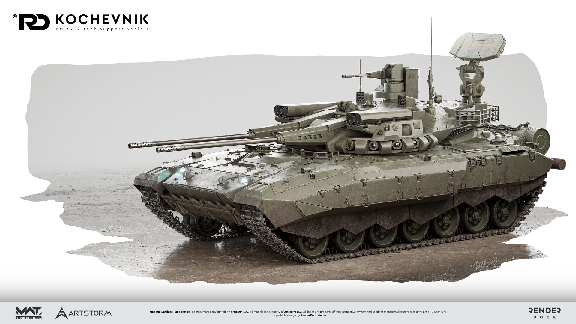 RenderDock - Tank Support Vehicle (Concept)