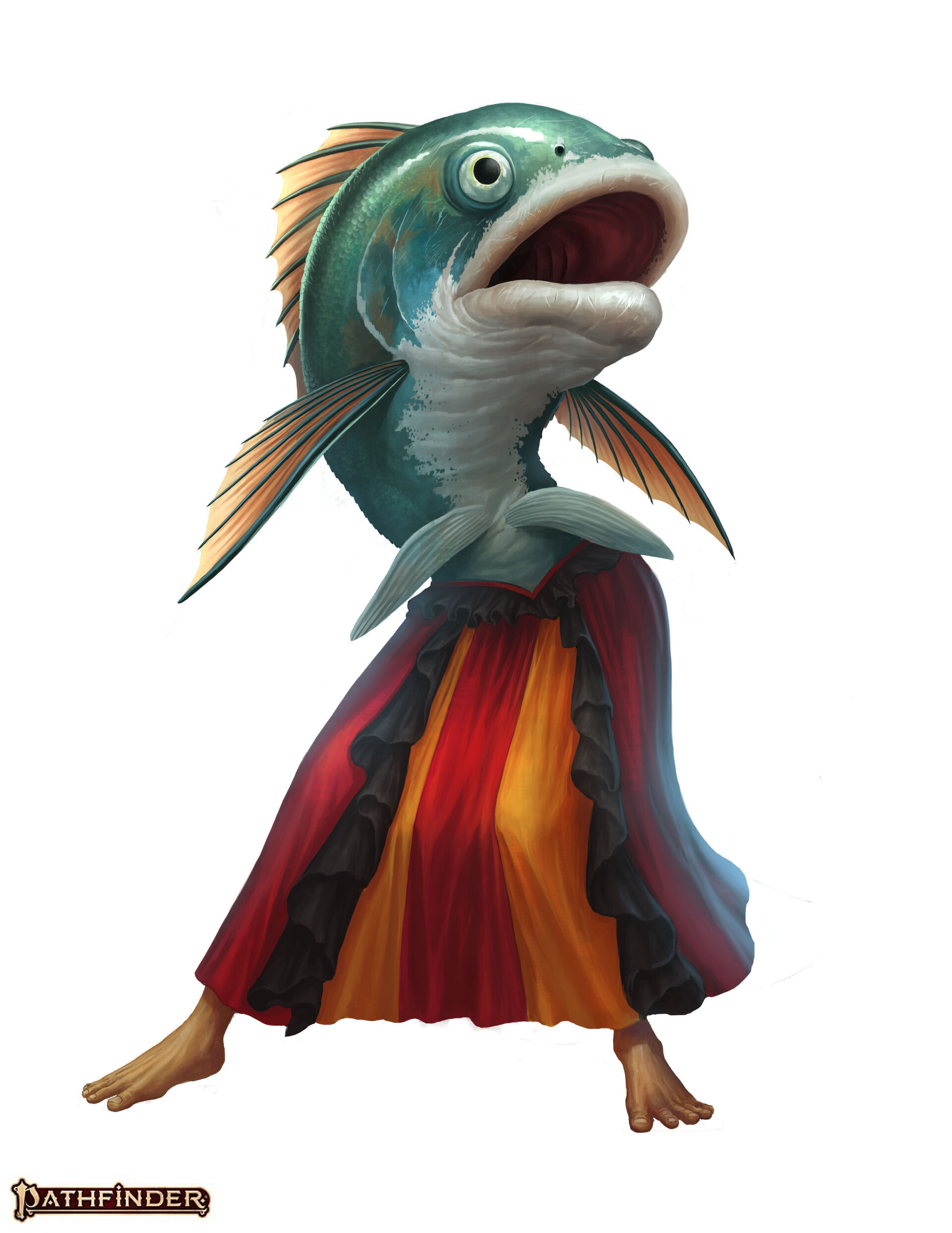 ArtStation - Fish head queen