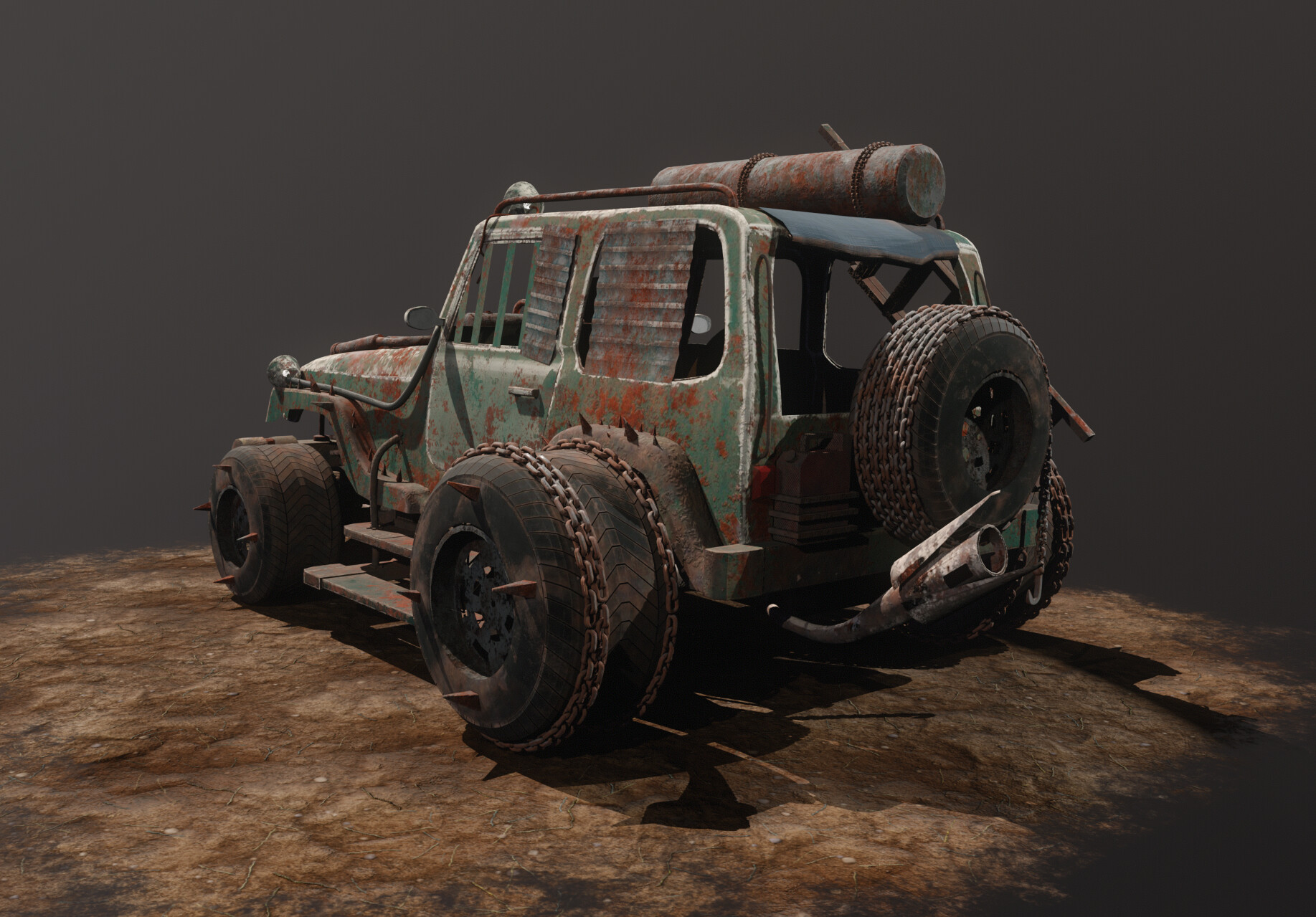 JISHNU j - Post Apocalyptic Jeep