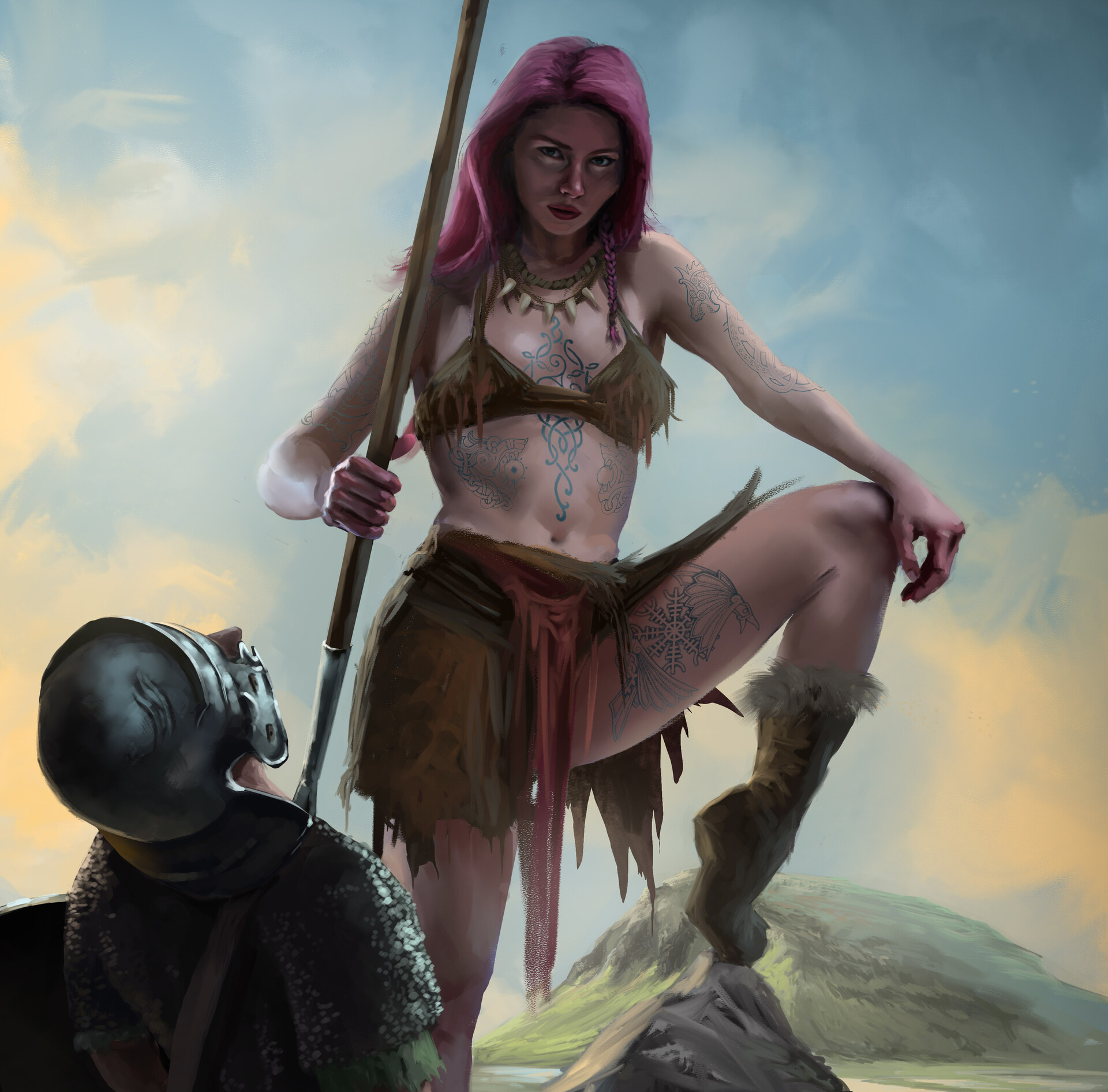 celtic warrior artwork