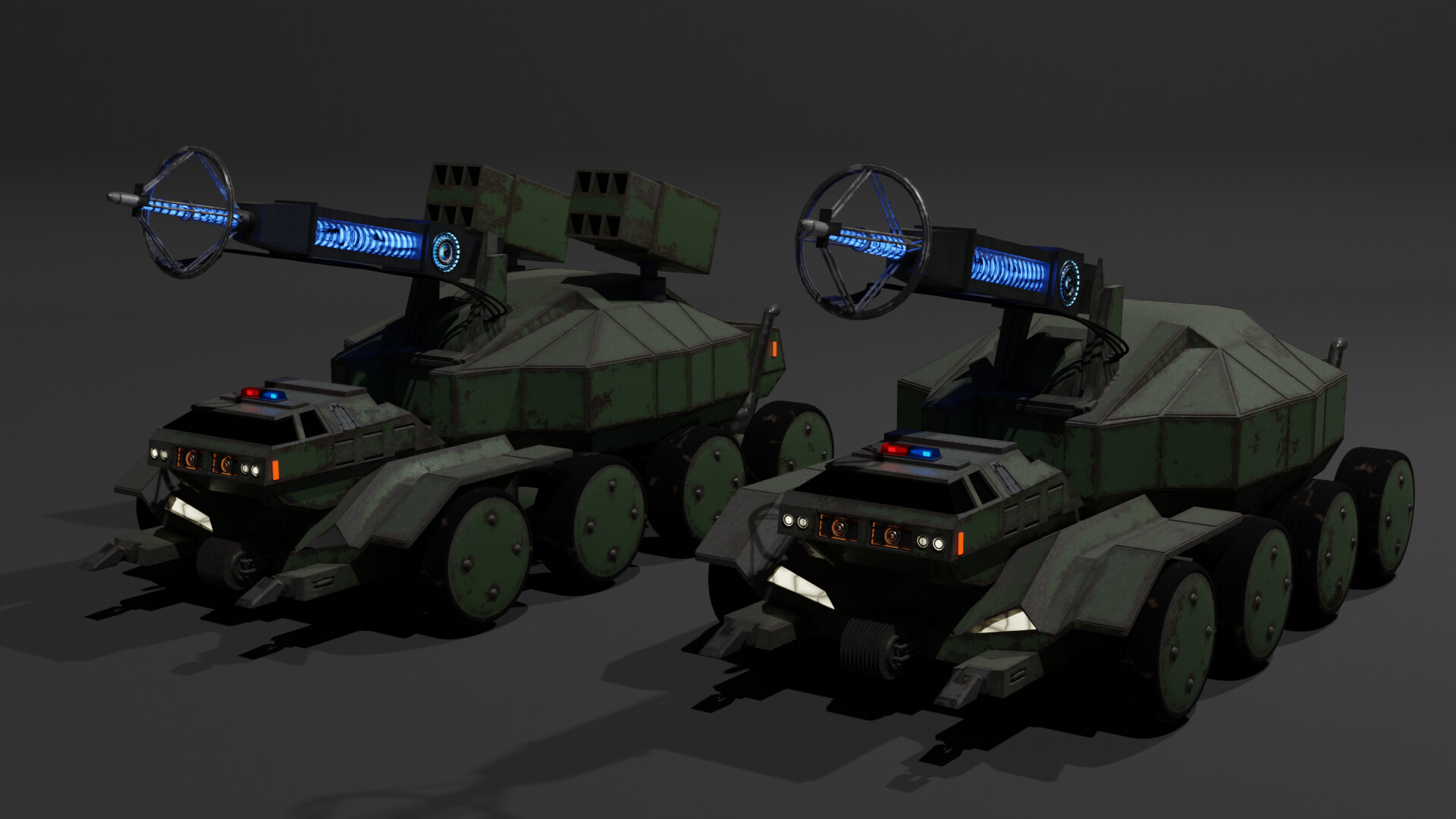 Douglas Crabtree - MBT Type-92 and DAG MBT-92 Maser Beam Assault Vehicles
