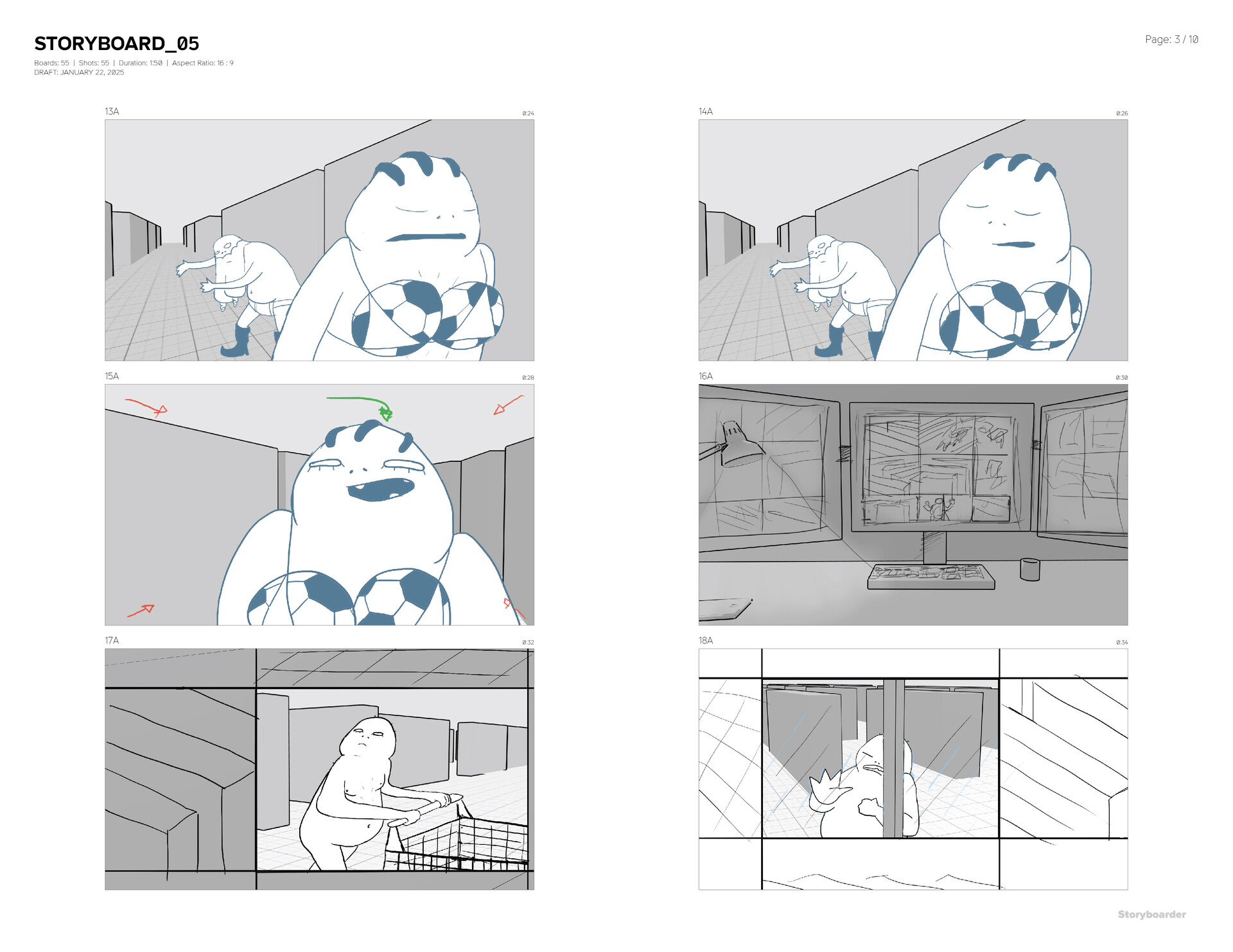 Space Piedra - Character Design and Storyboard for the Superchance Teaser