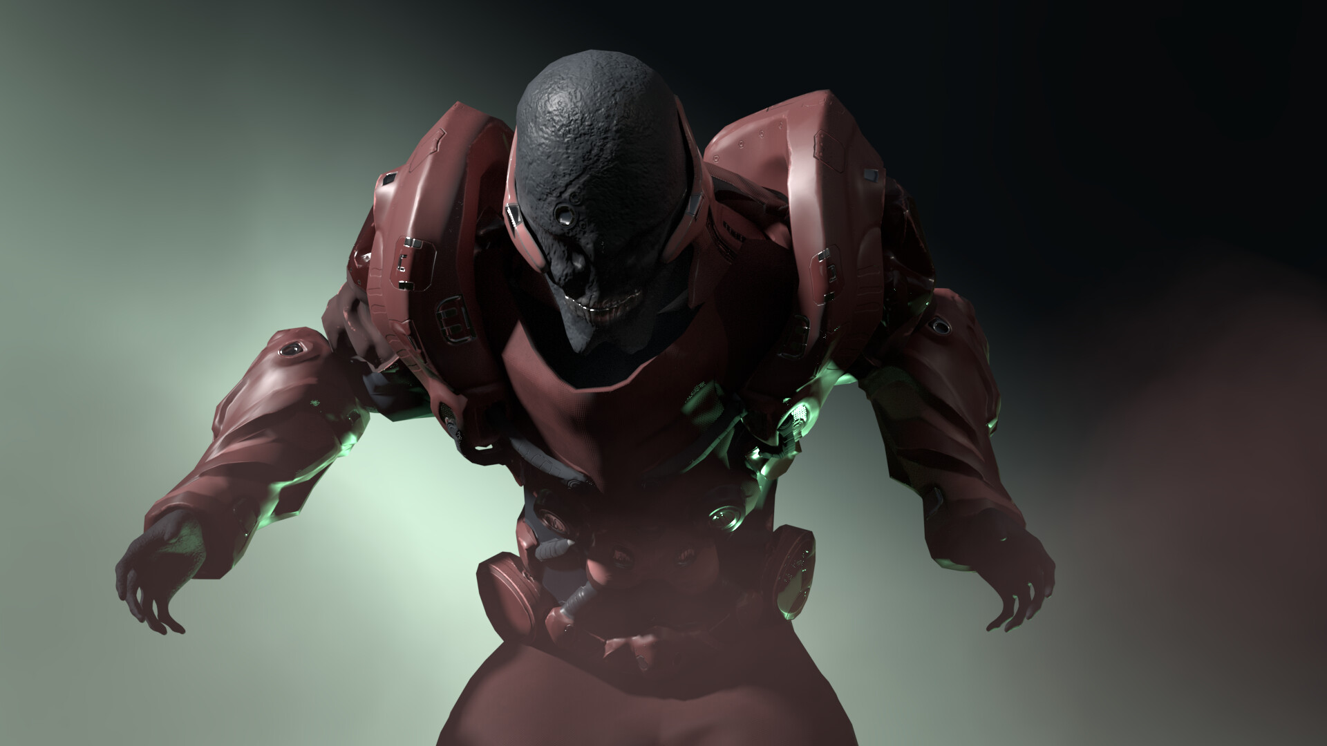 ArtStation - Alien Cyber Samurai